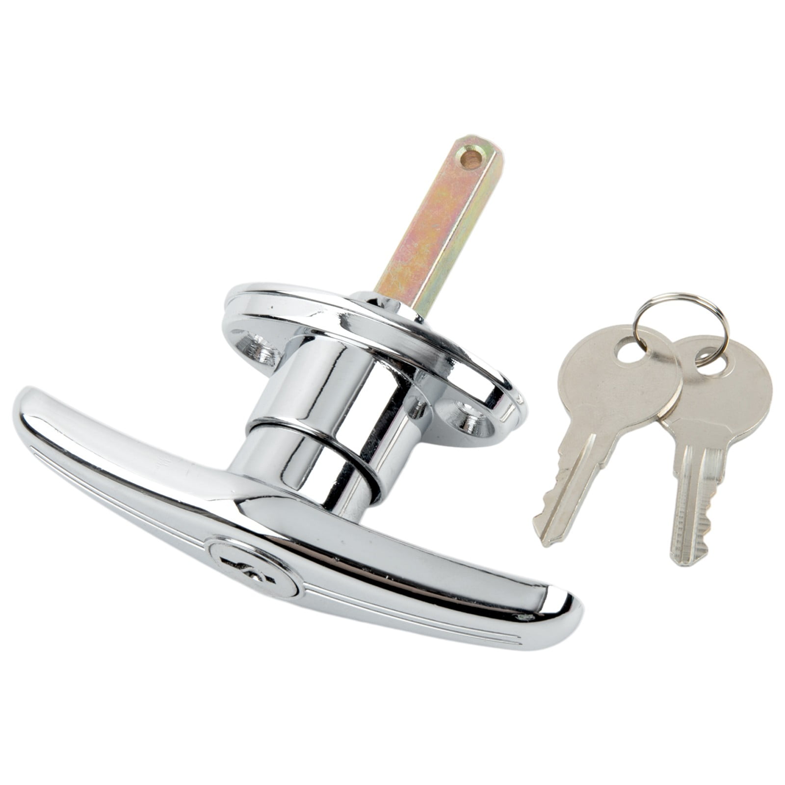 Anti-Theft Handle Lock Connecting Rod Handle T-Shaped Garage Door Lock ...