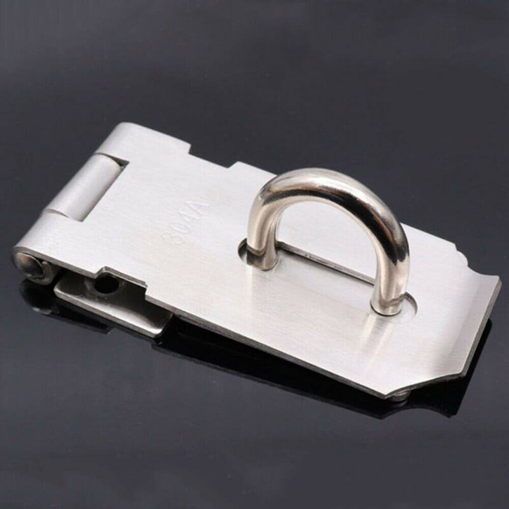 Anti Theft Hasp Staple Shed Latch Stainless Steel Door Lock Padlock ...