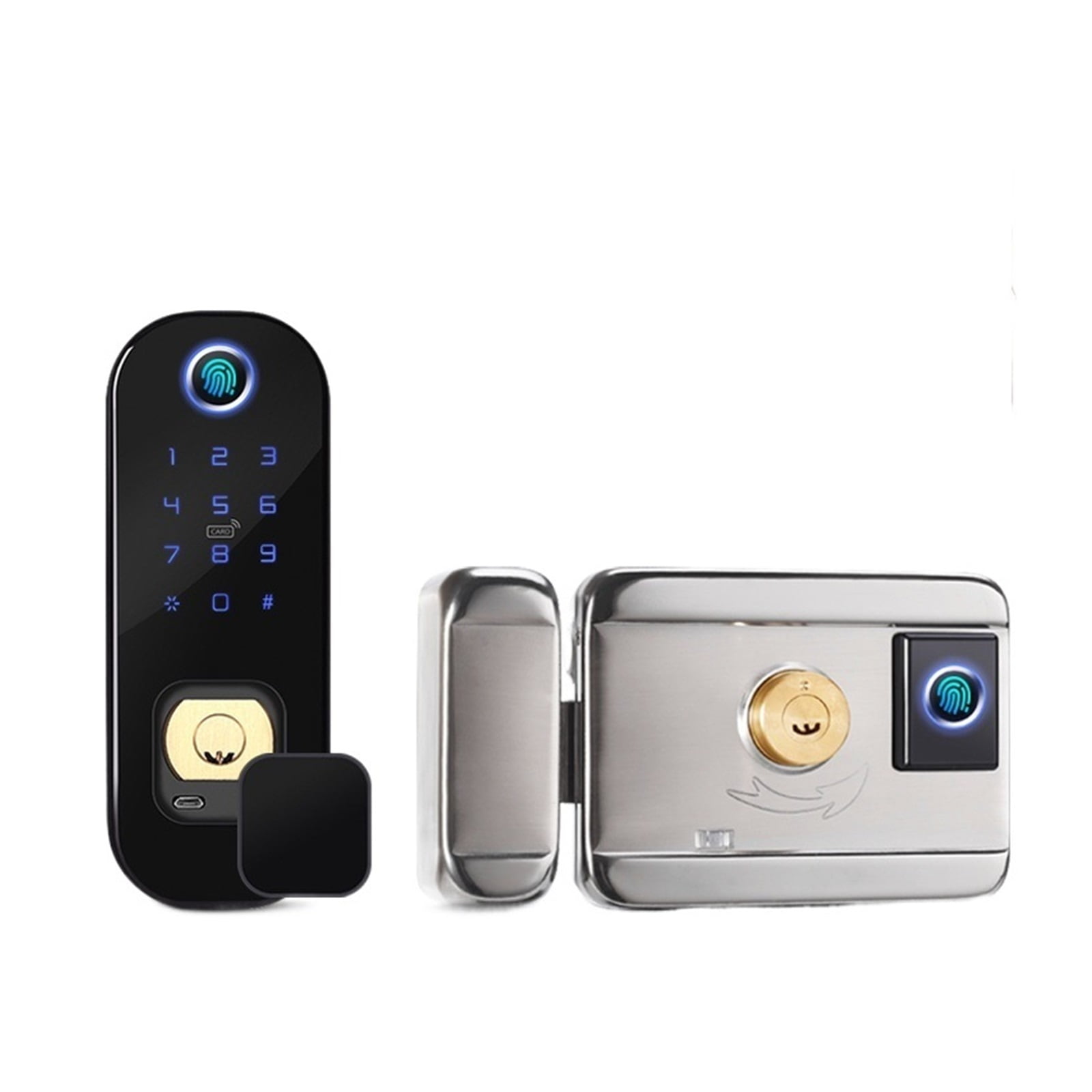 Anti- Theft Intelligent Keyless Electronic Security Handle Smart ...