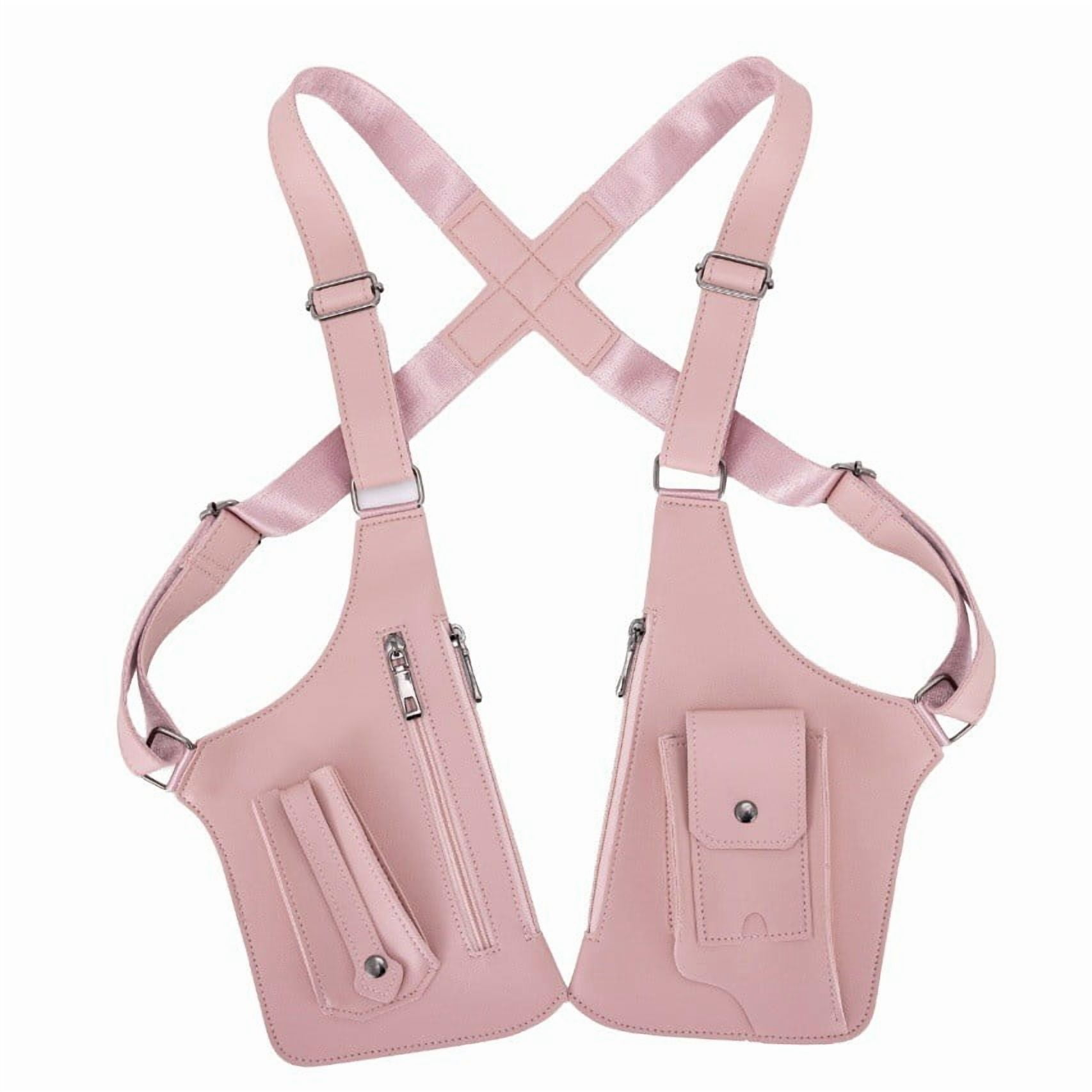 Anti-Theft Leather Shoulder Bag Hidden Wallet Underarm Strap for Men ...