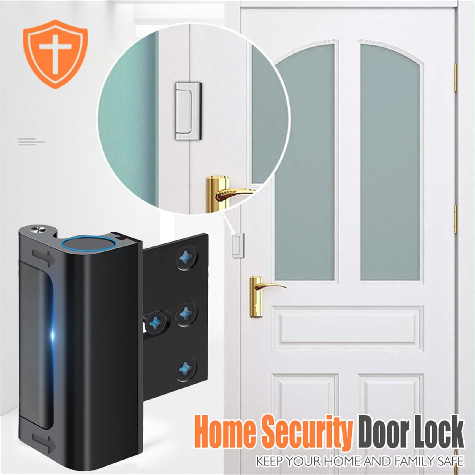 Anti-Theft Lock Of Door Lock|Home Door Lock Reinforcement Extra Front ...
