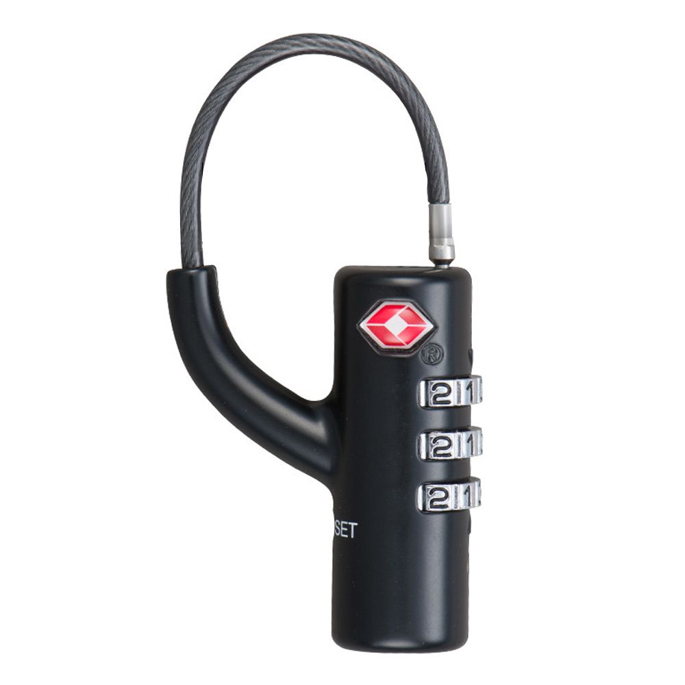 Anti-Theft Portable Cable Luggage Lock Small Padlock TSA Customs Lock ...