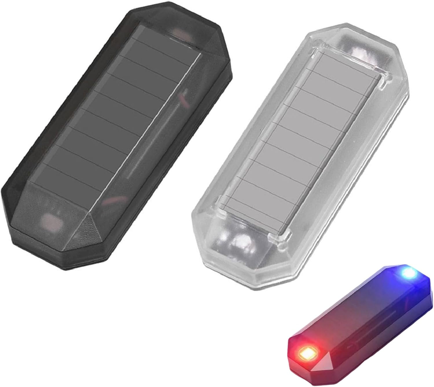 Anti-Theft Solar Car Alarm - Flashing LED Simulated Security Light ...