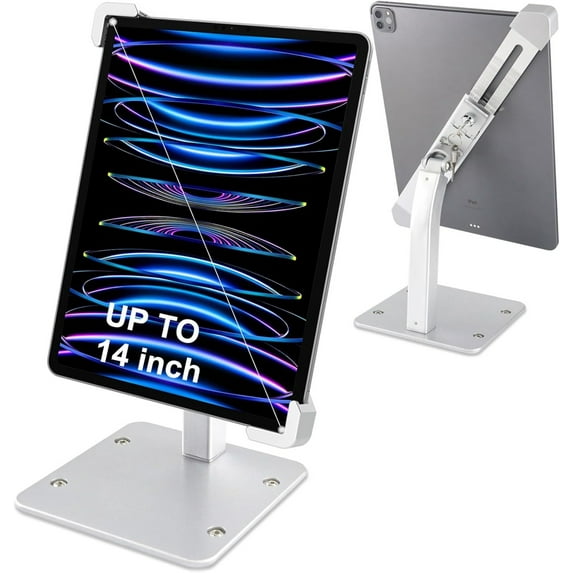 Anti-Theft Tablet Kiosk POS Stand, Retail Countertop iPad Stand with ...