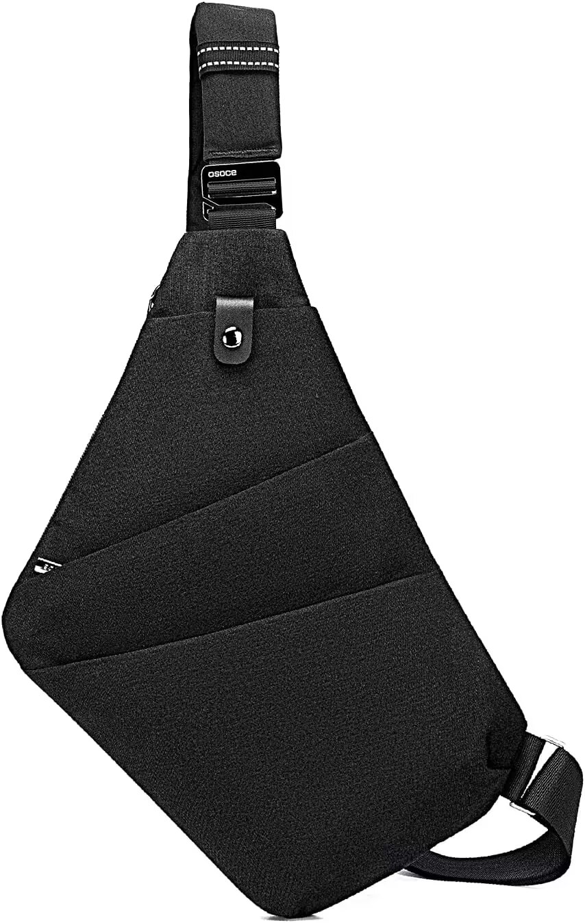 Front Zippered Pocket Honeycomb Pocket Sling Pack - Walmart.com
