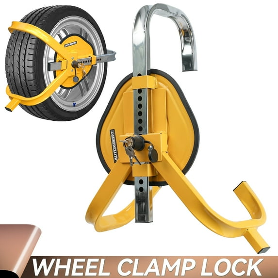 Anti Theft Wheel Clamp Lock Cars Trailer Caravan Security Car Locking ...