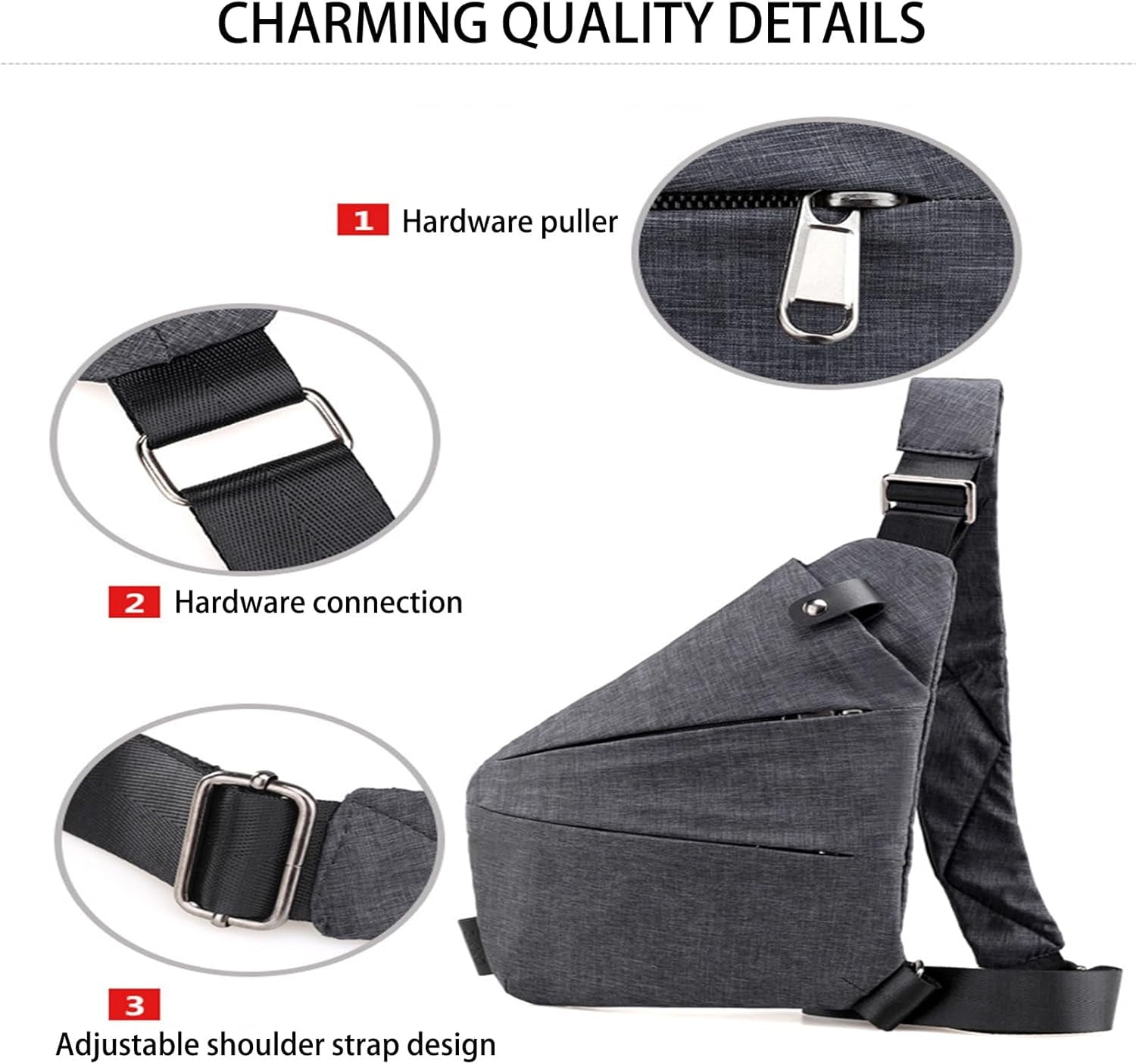 Anti Thief Bag, 2024 New Anti Theft Crossbody Bags For Women Travel Bag ...