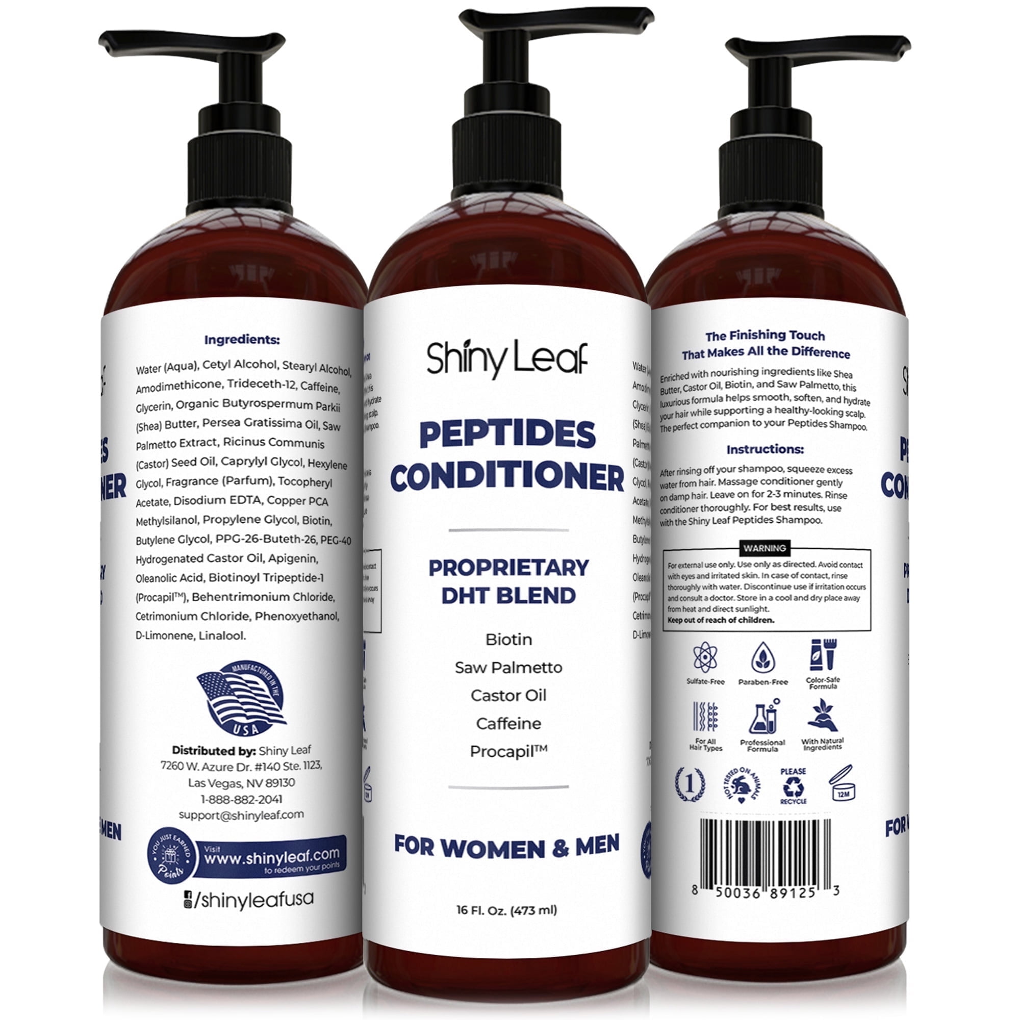 Anti-Thinning Peptide Conditioner – Sulfate Free Hydrating & Thickening Hair Conditioner with ...