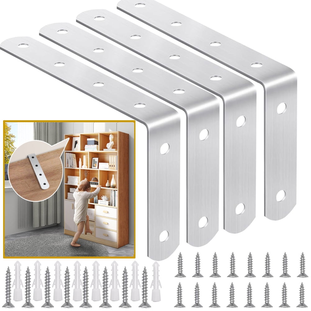 Anti Tip Furniture Anchors for Baby Pet Proofing,Furniture Wall Anchor ...