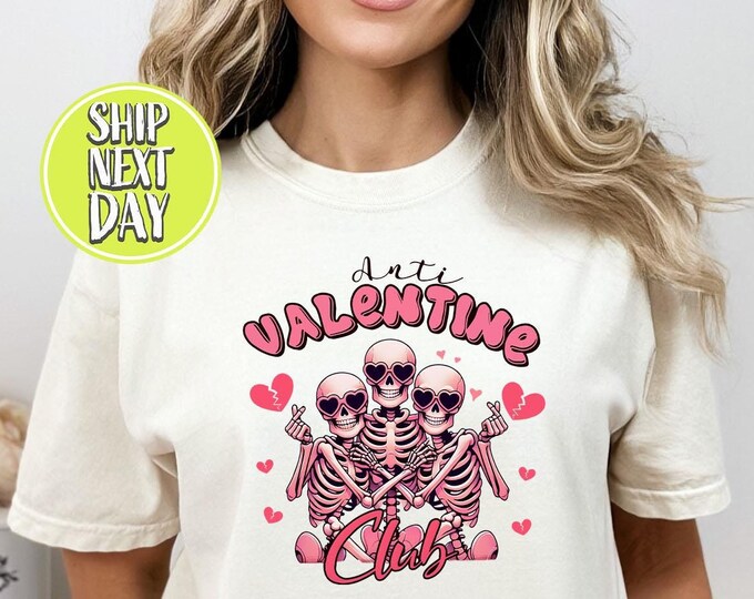 Anti Valentine Club Friends Tshirt, Girls Club Shirt, Happy Valentines ...