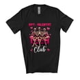 Anti-Valentine Club; Humorous Single Valentine Three Skeleton Squad ...