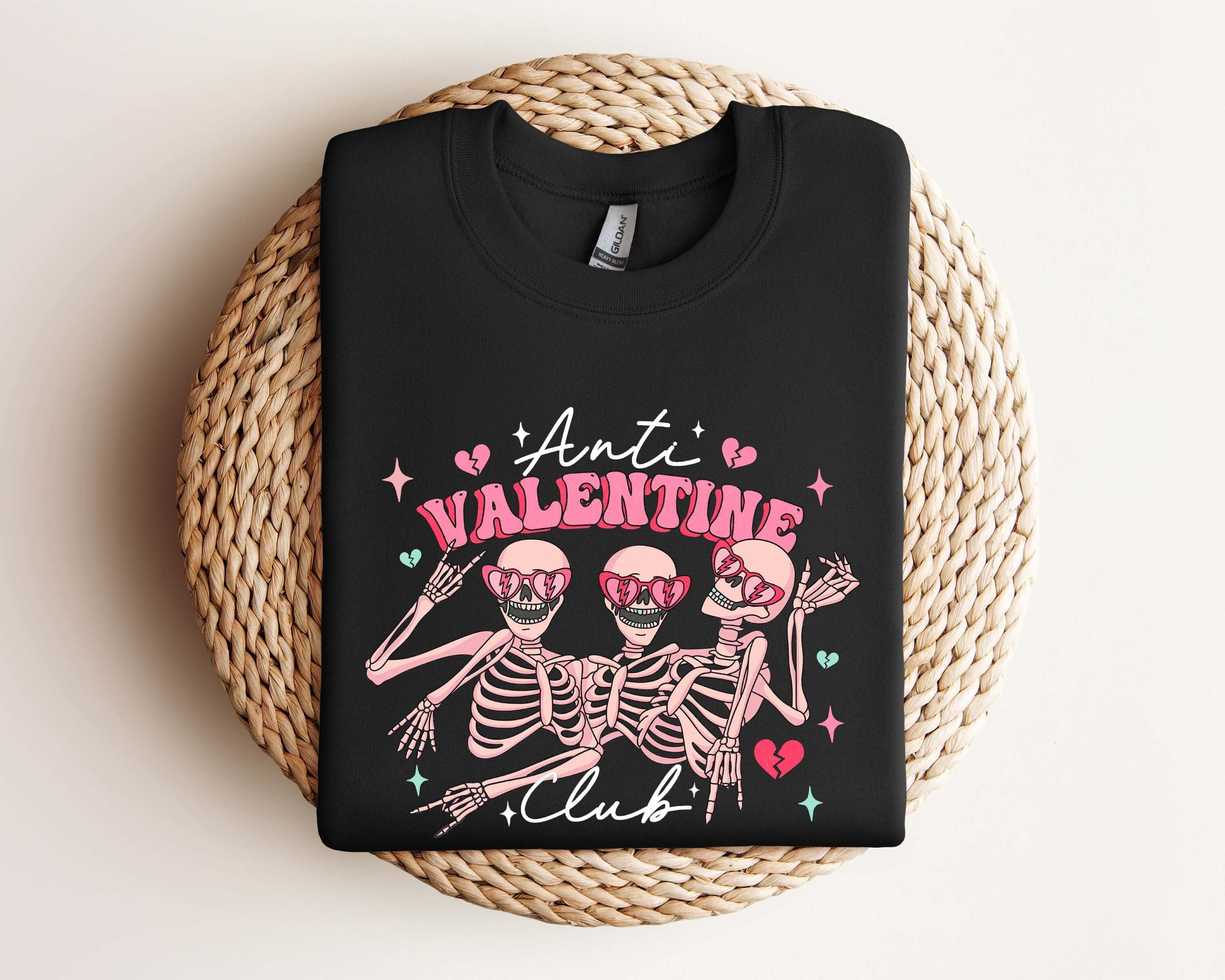 Anti Valentine Skeleton Shirt,Single Valentine T-Shirt,Single Season T ...