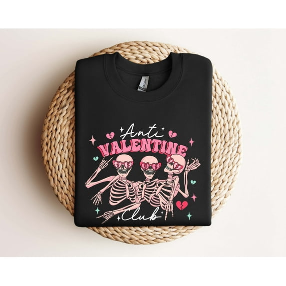 Anti Valentine Skeleton Shirt,Single Valentine T-Shirt,Single Season T ...