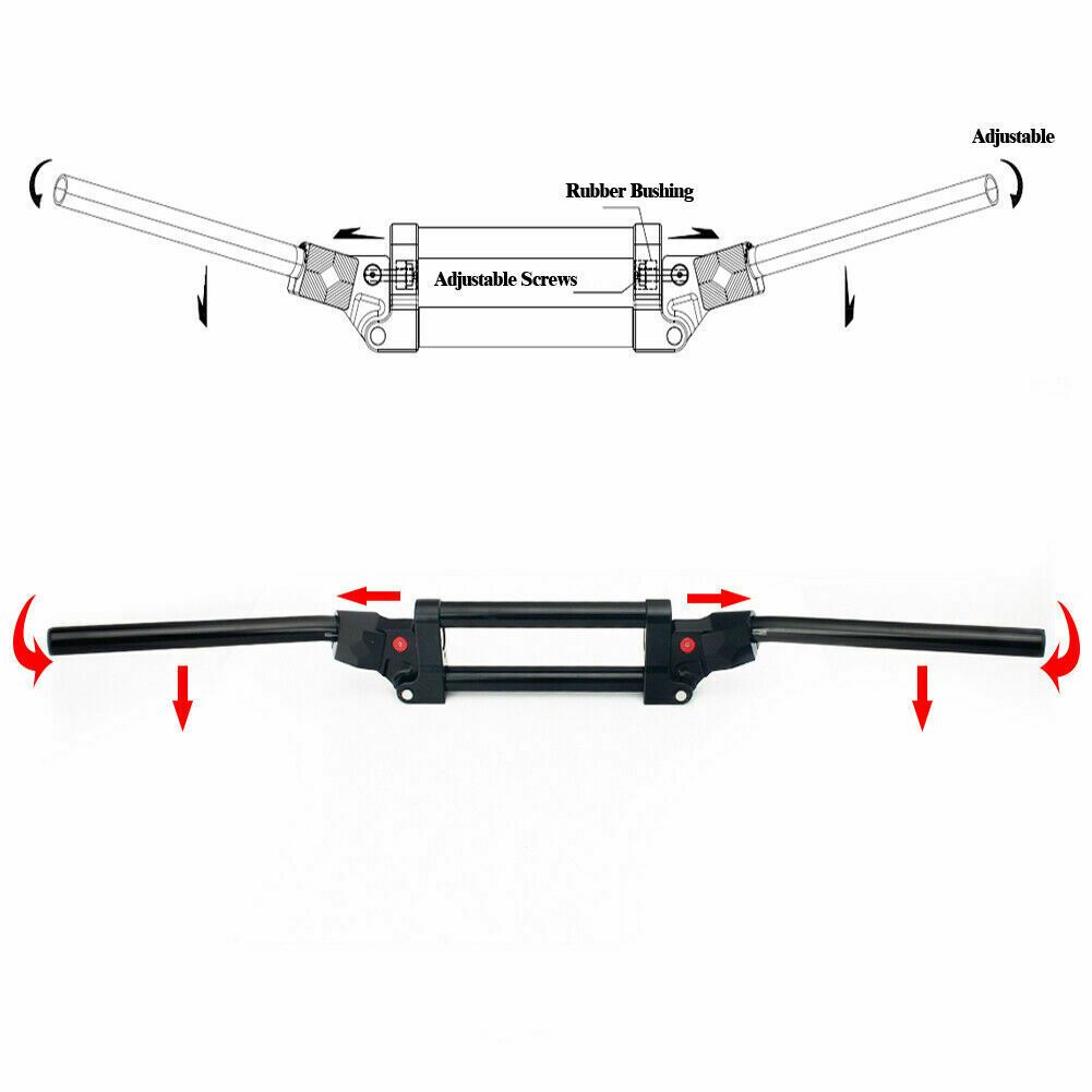 Anti Vibration Handlebars 22mm 7/8" for Suzuki LTR 250 500 LT500R LTZ ...