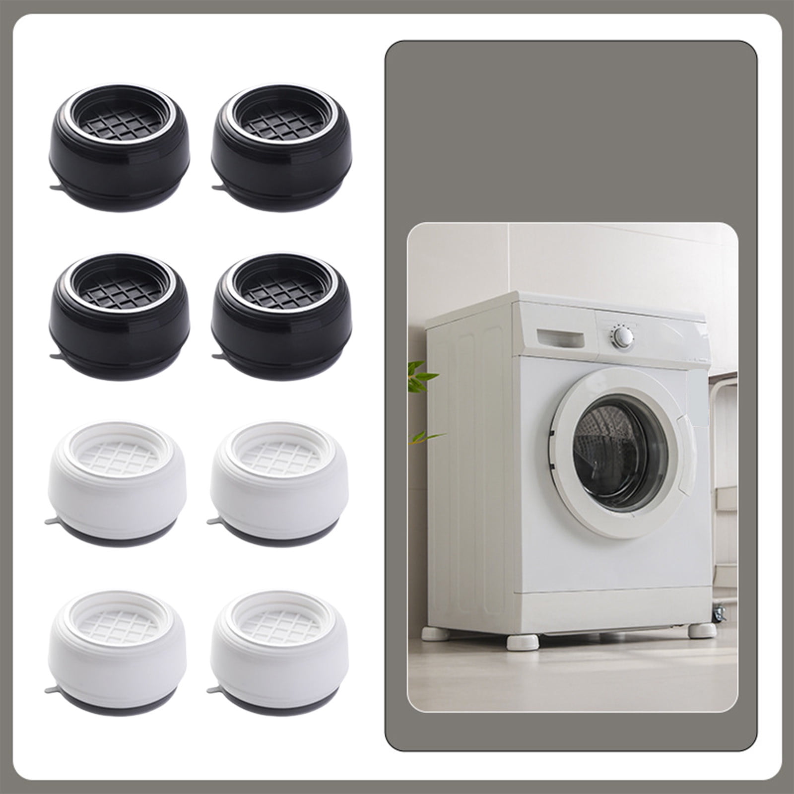 Anti-Vibration Pads, Universal Washing Machine Base, Heavy-Duty Rubber ...