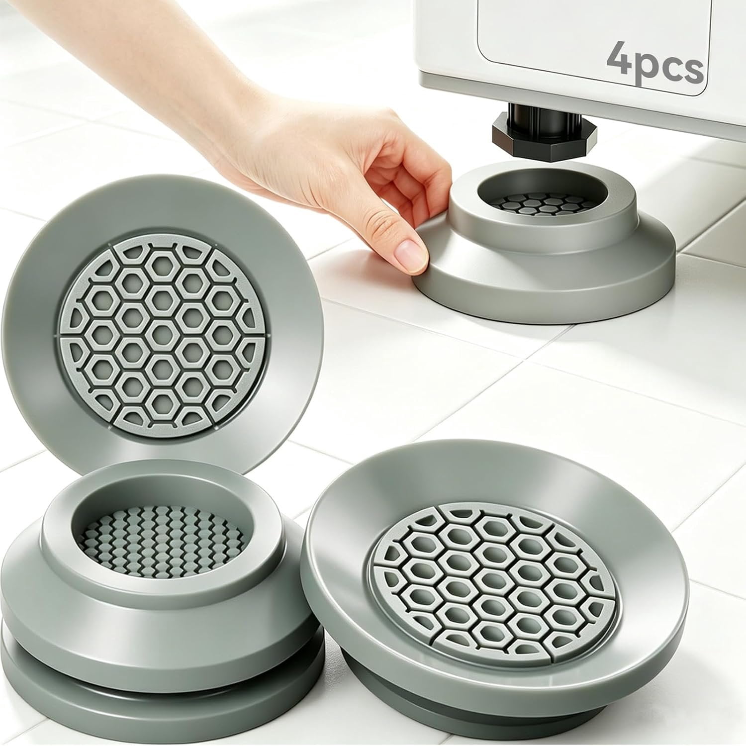 Anti Vibration Pads for Washing Machine with Sucker, Anti Vibration ...