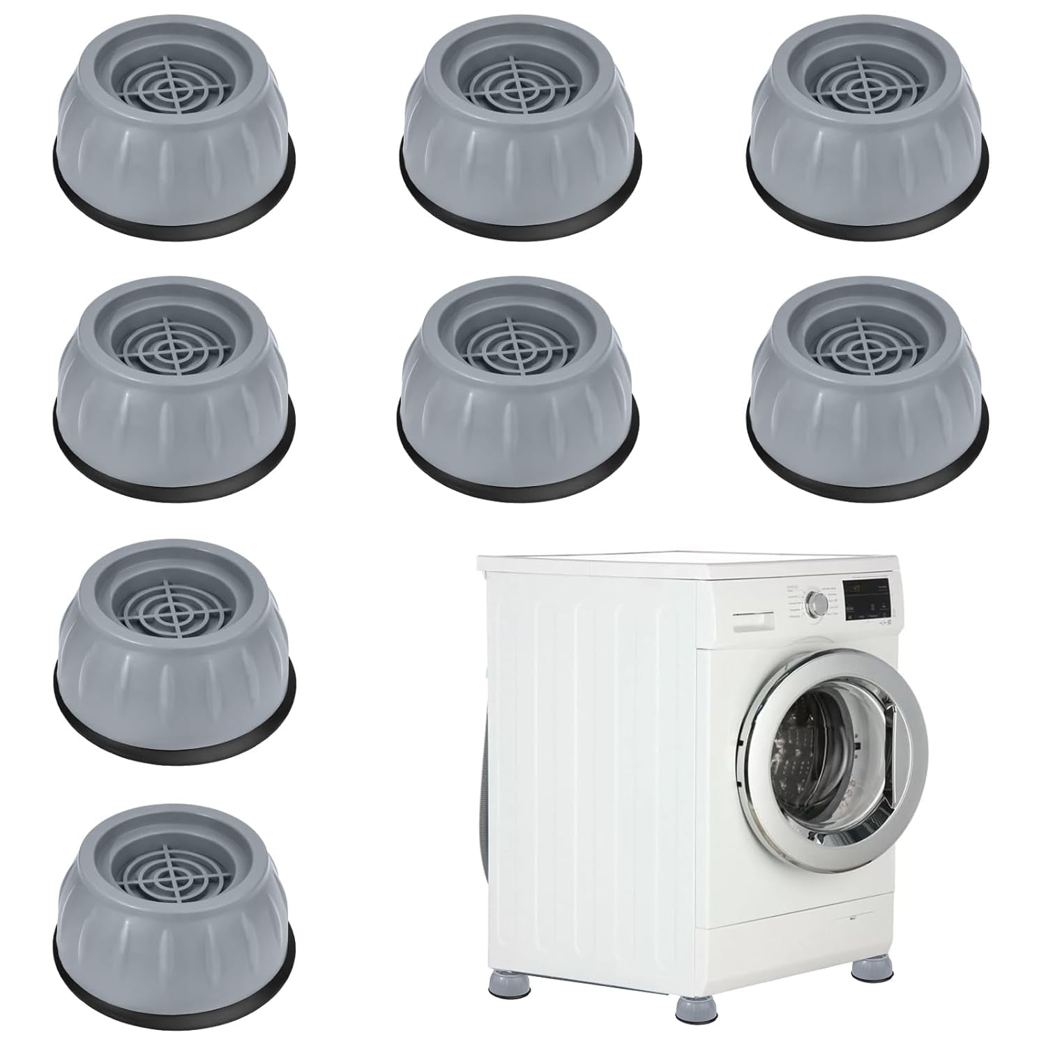 Anti Vibration Pads for Washing Machine, Noise Reducing and Anti Slip ...