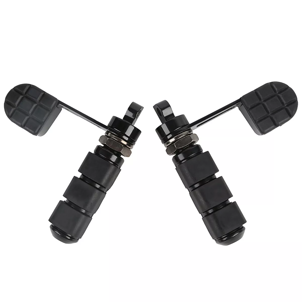 Anti Vibration Stirrup Heel Foot Rest FootPegs Fit For Harley Softail ...