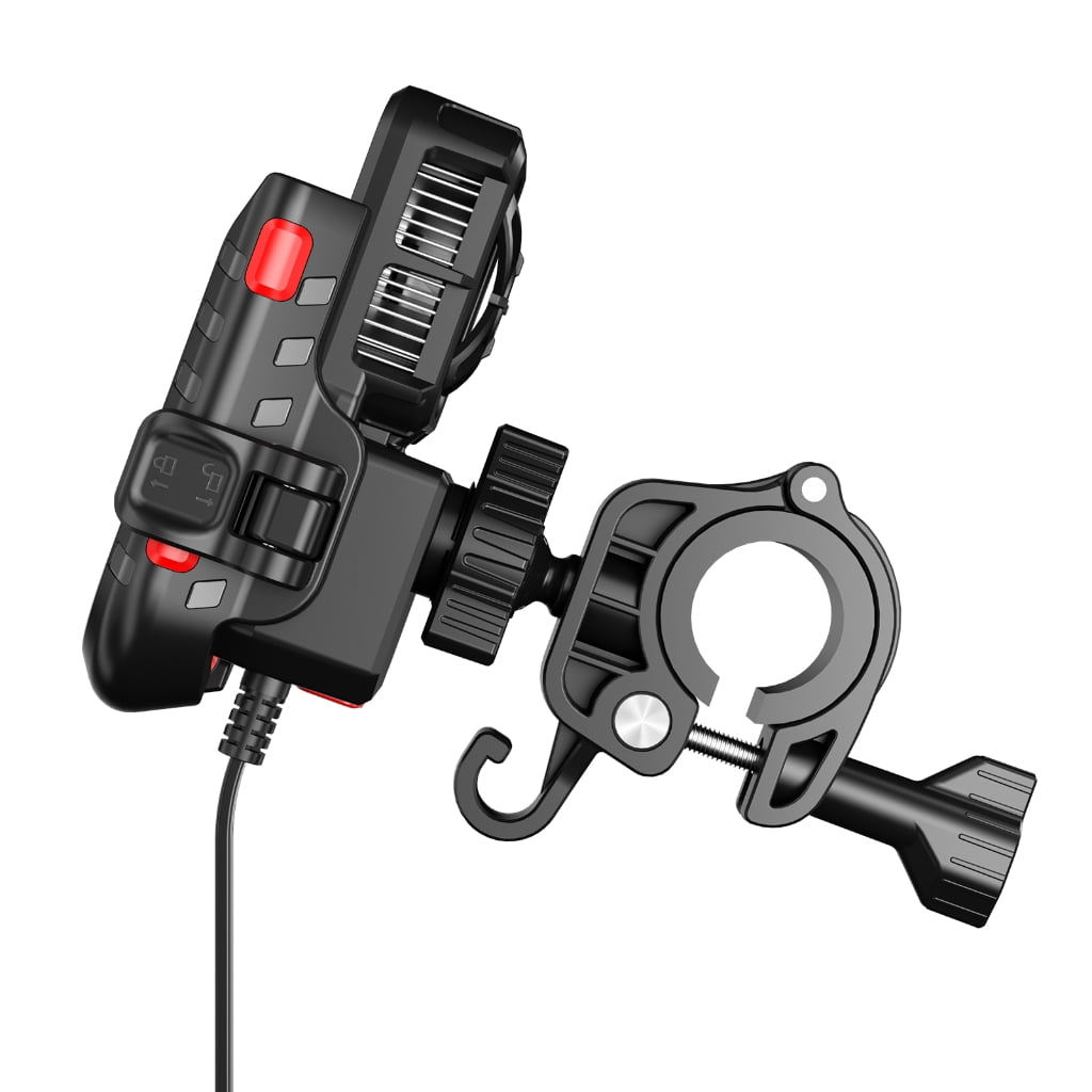 Anti Vibrations Motorcycle Phone Stand Bracket With Temperature ...