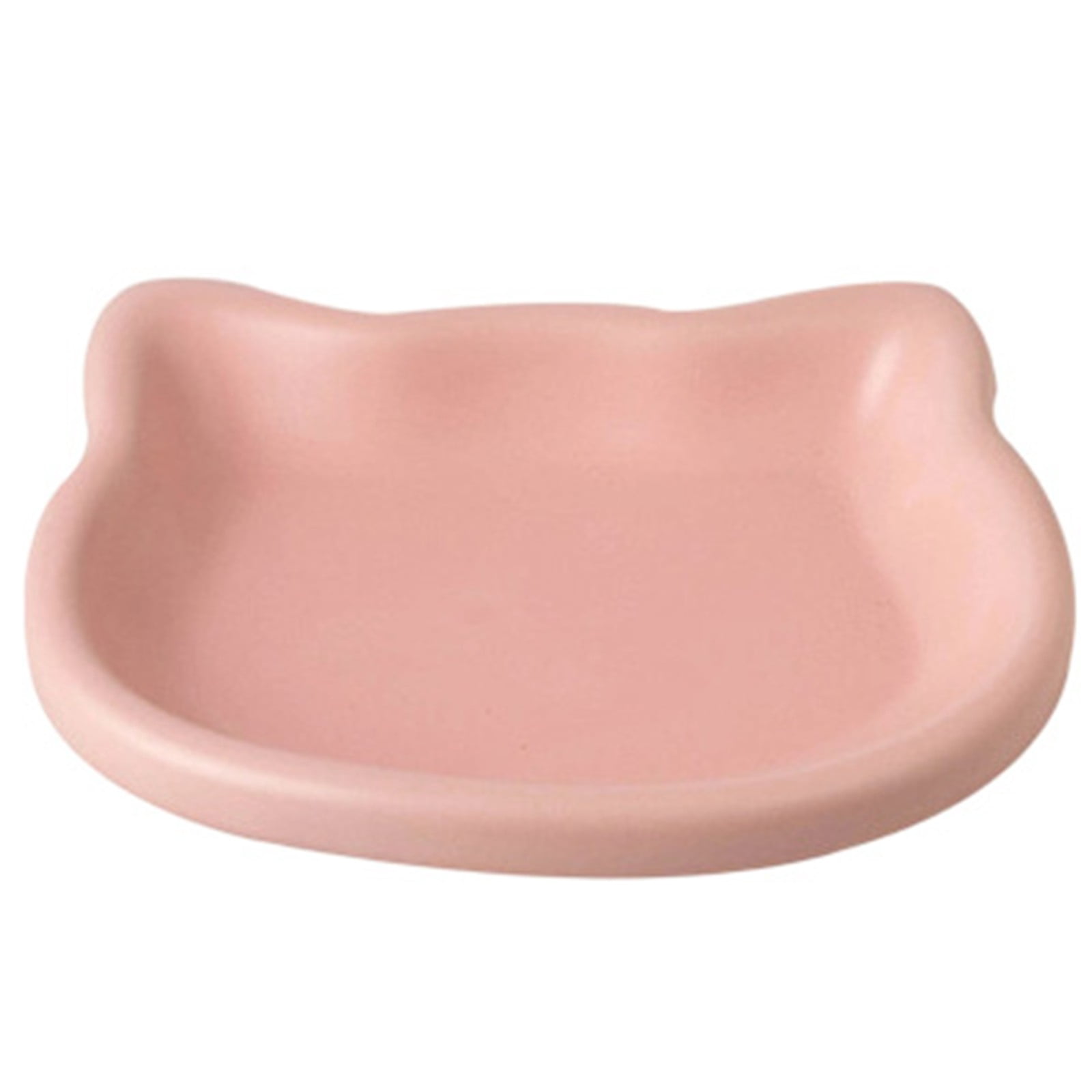 Anti Whisker Fatigue Cat Bowl Wide Shallow Ceramic Food Dish for Wet ...