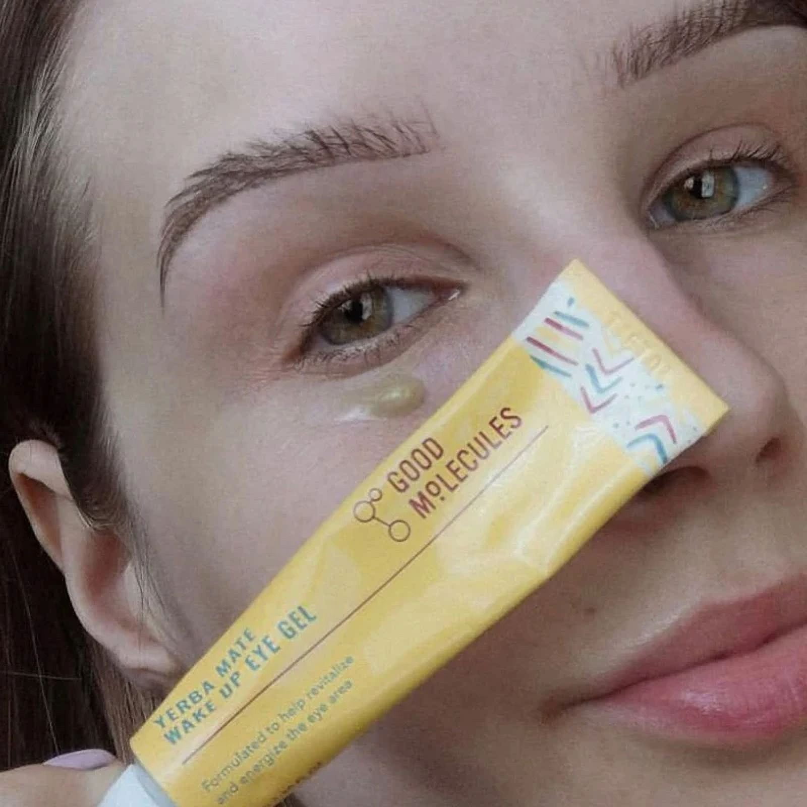 Anti-Wrinkle Eye Contour Cream Mate Tea Wake Up Eye Gel Rejuvenating ...