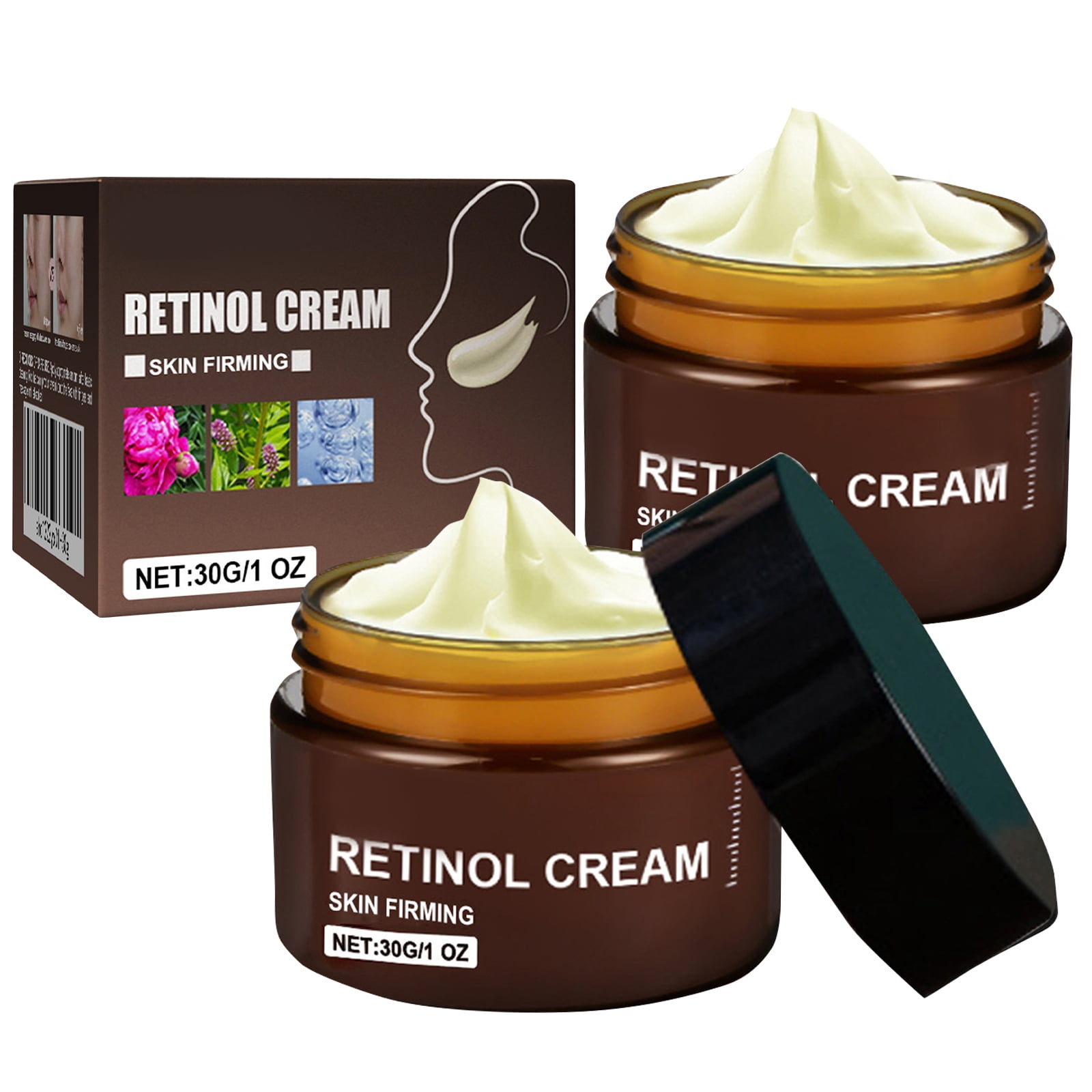 Anti-Wrinkle Face & Neck Retinol Cream with Hyaluronic Acid - Premium ...
