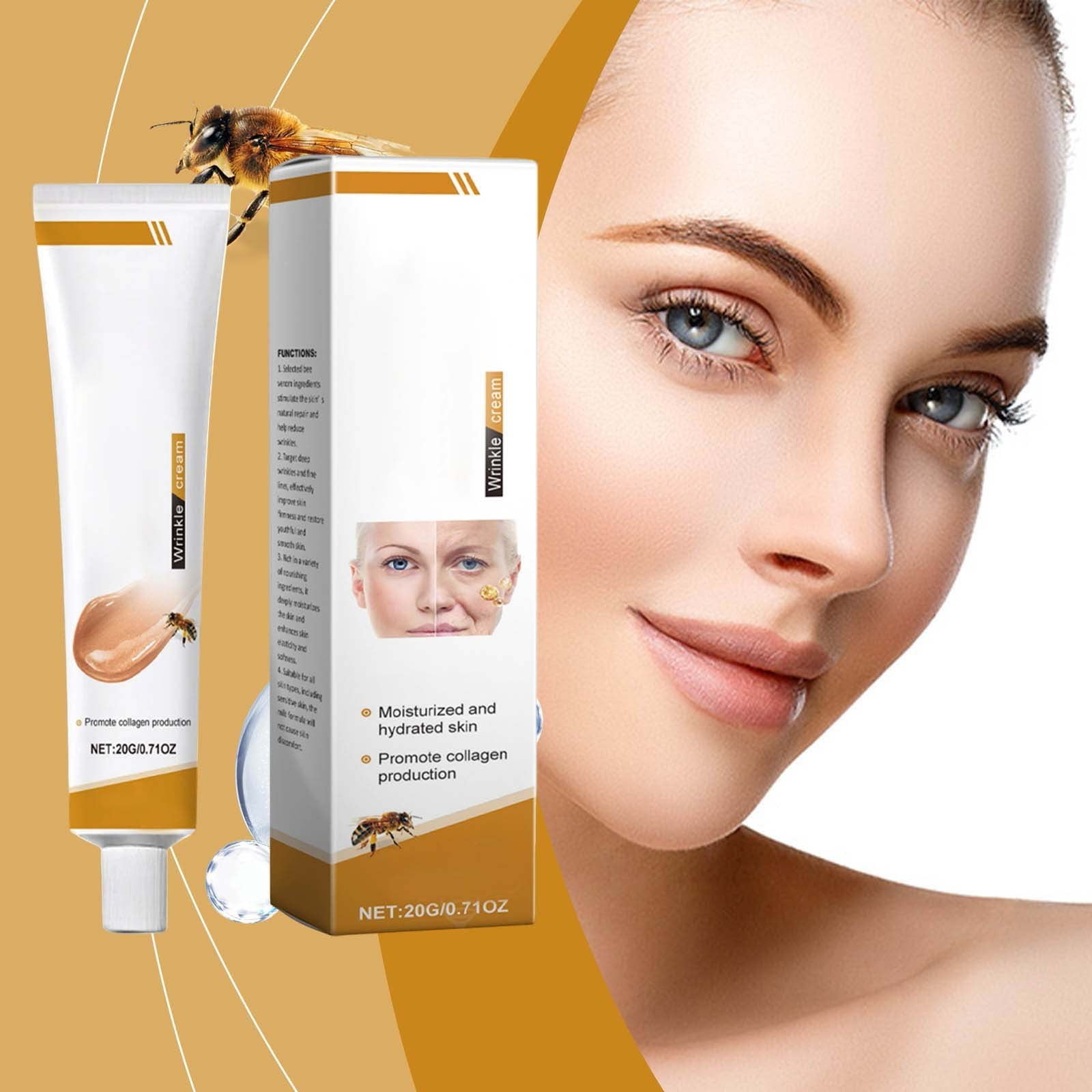 Anti-Wrinkle Moisturizer, Brightening Cream, Lightweight Formula, Non ...