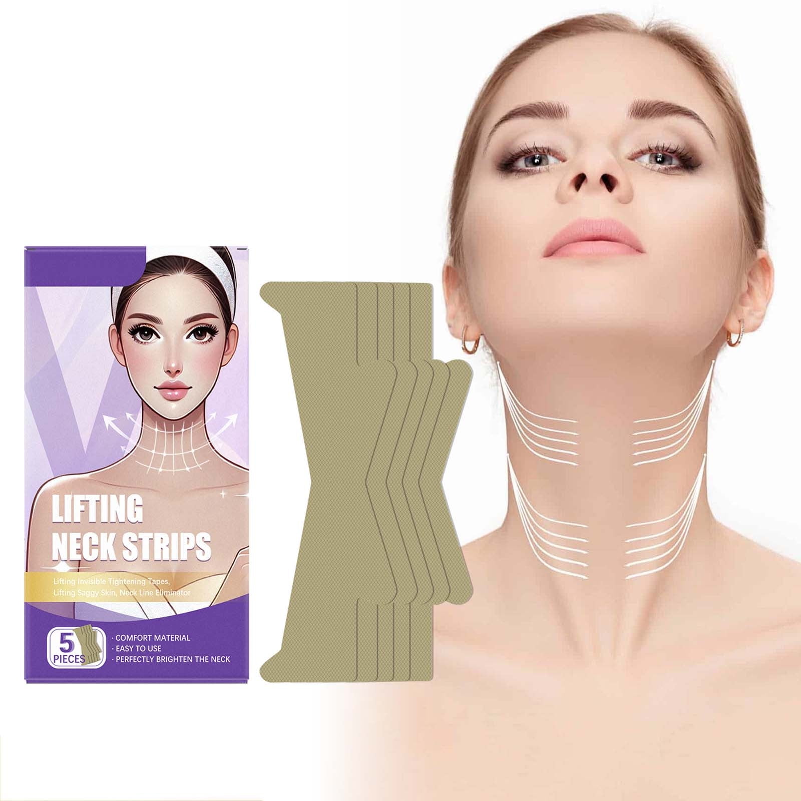 Anti-Wrinkle Neck Patch - Firming & Moisturizing Invisible Lifting Tape ...