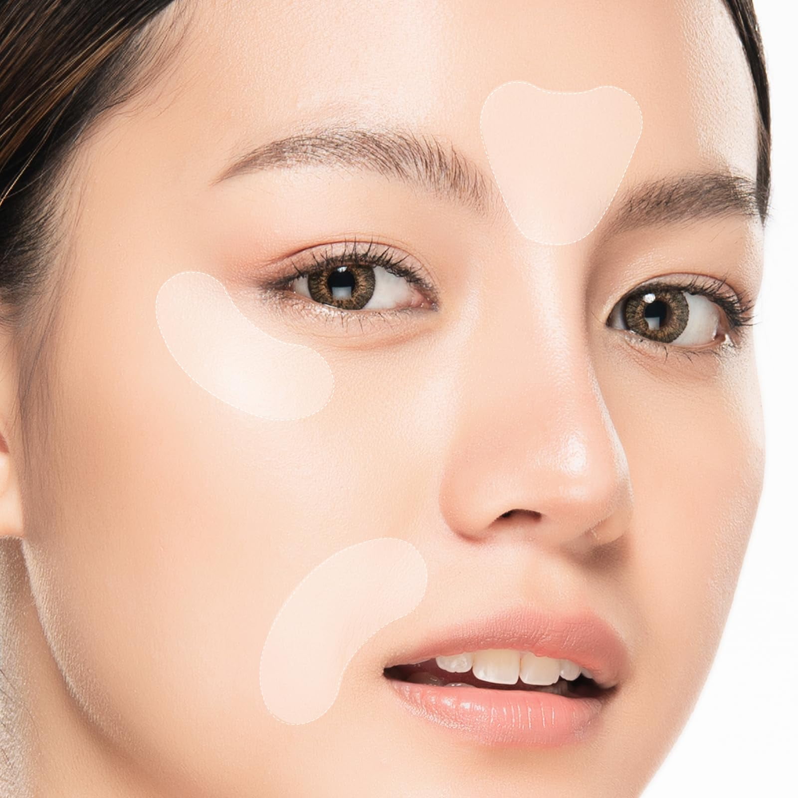 Anti-Wrinkle Patch with Hydrolyzed Collagen, Forehead & Eye & Smile ...