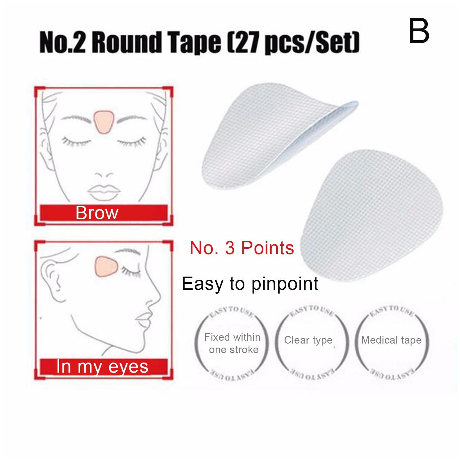 Anti-Wrinkle Sticker Pad Skin Lift Up Tape Frown Removal 1L6T Patch ...