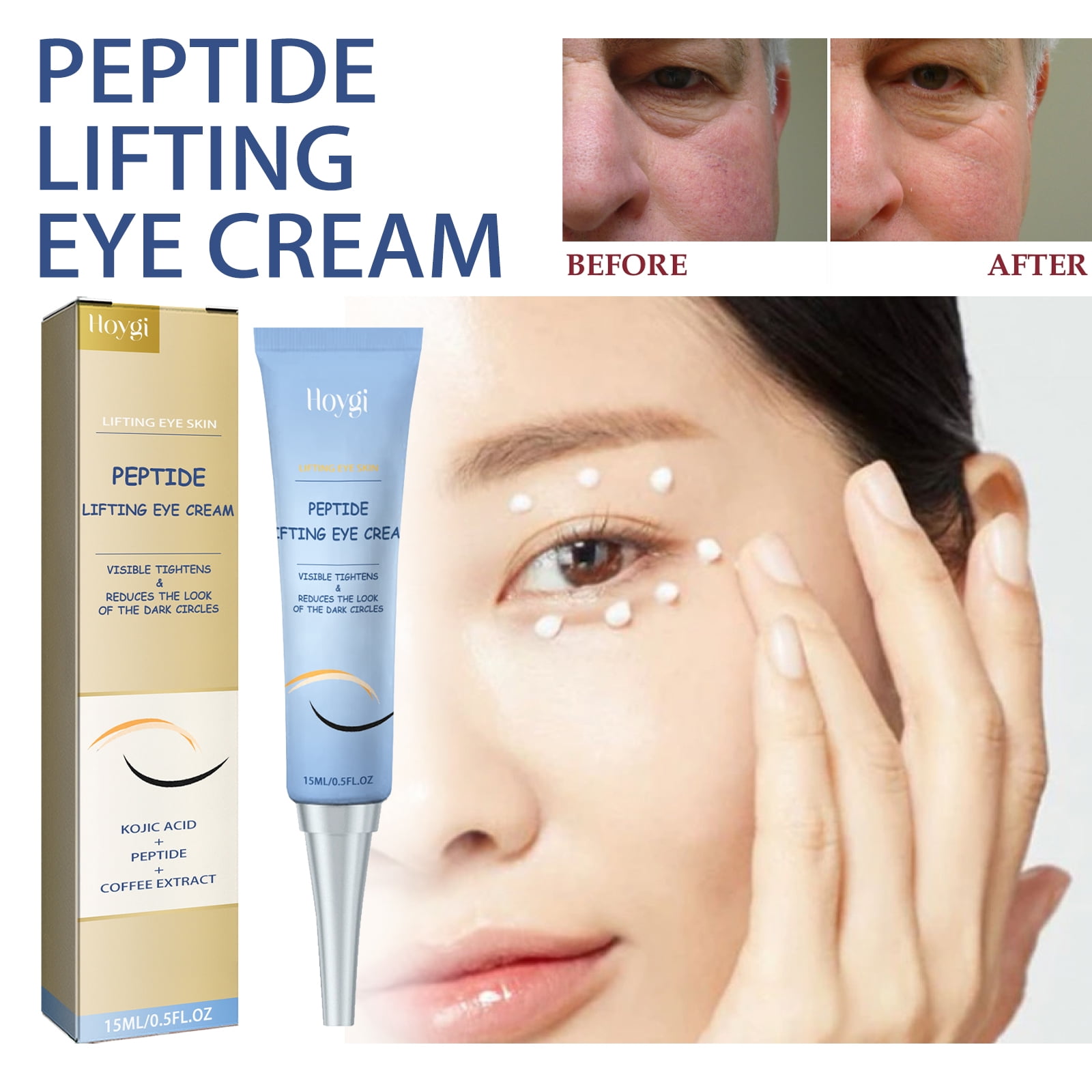 Anti-Wrinkle Tightening Eye Cream, Moisturizes Eye Area Skin, Improves ...
