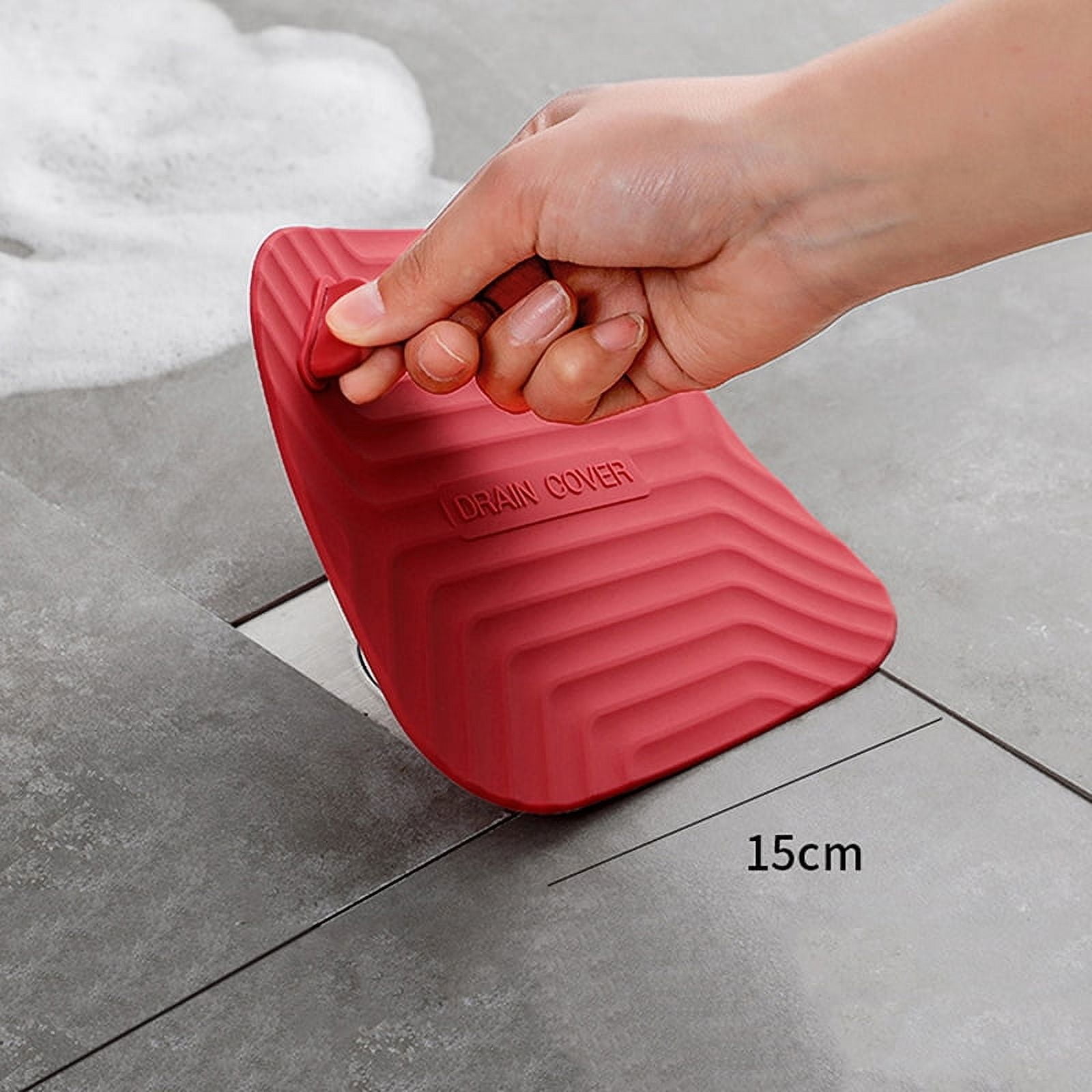 Anti-blocking Silicone Floor Drain Cover For Bathroom Anti-hair ...