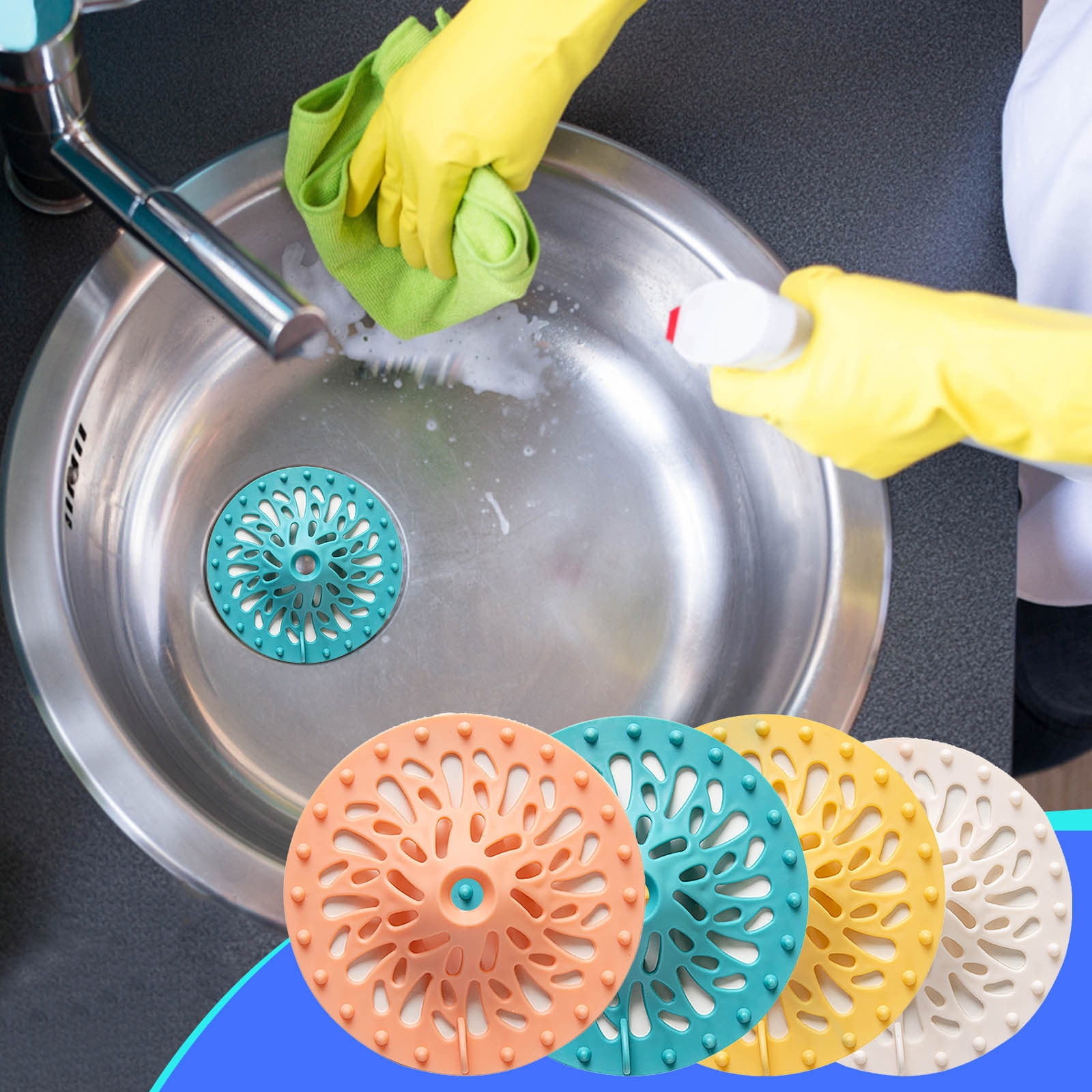 Anti-clogging Filter, Kitchen Sink Filter, Bathroom Hair Catcher, Drain ...