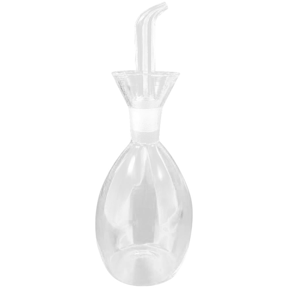MLINS Clear Glass Oil Container Condiment Bottle with Spout Vinegar ...