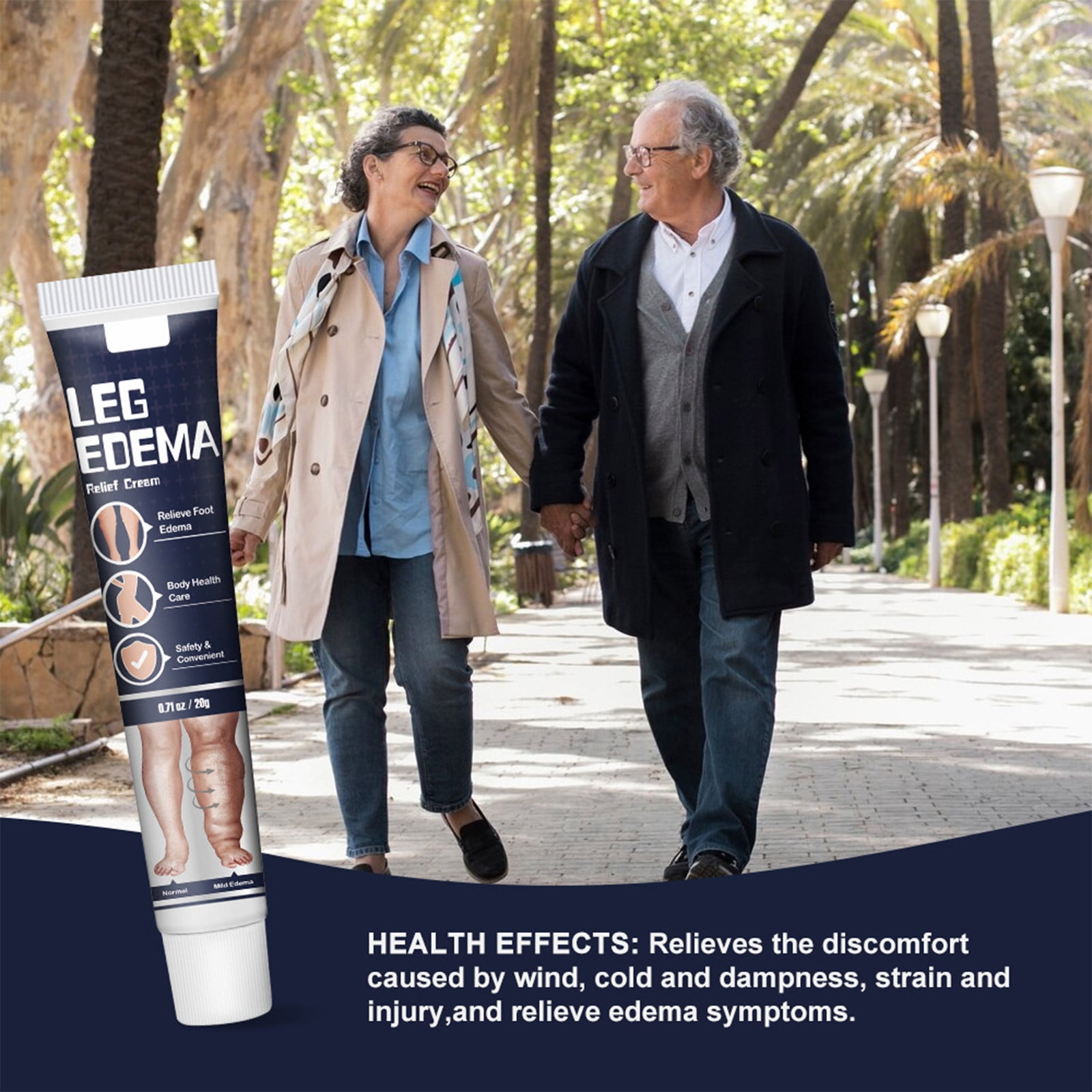 Anti-edema Cream Leg Swelling Edema Cream Arm Calf Foot Massage Health ...