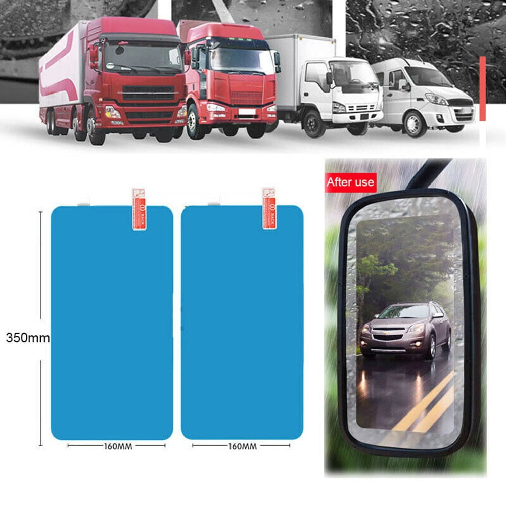 Anti fog Waterproof Stickers for Rearview Mirror 2pcs Truck Car ...