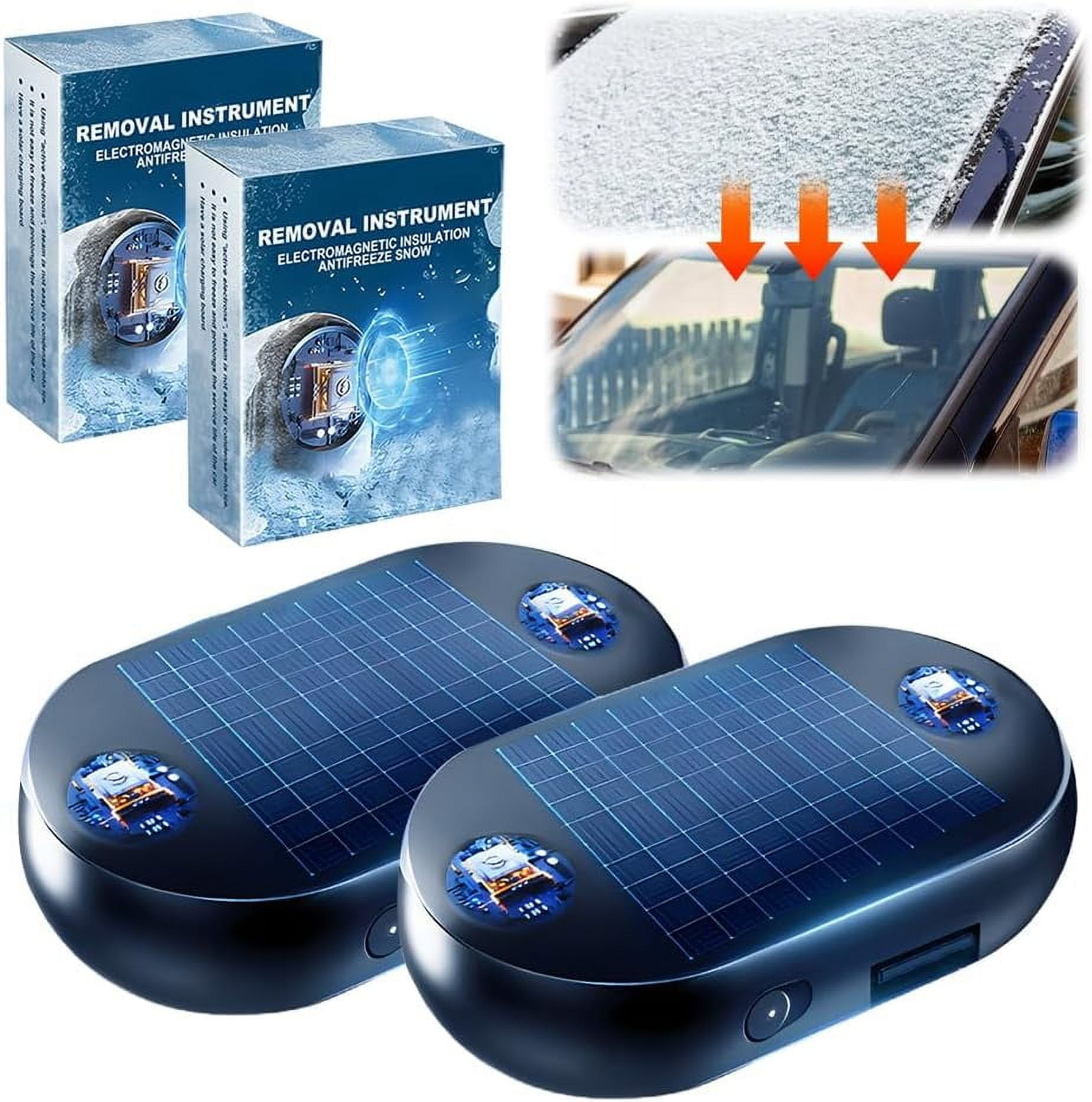 Anti-freeze Electromagnetic Car Snow Removal Device, 2026 New Solar ...