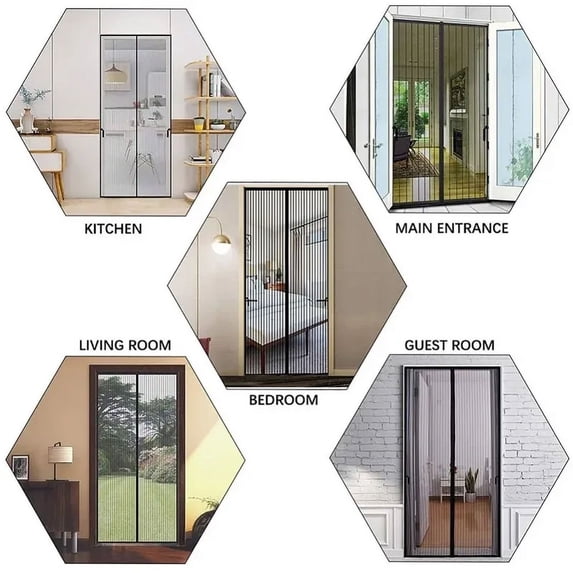 Anti-mosquito Curtain Mosquito Netss for Window Fly Screen Automatic ...