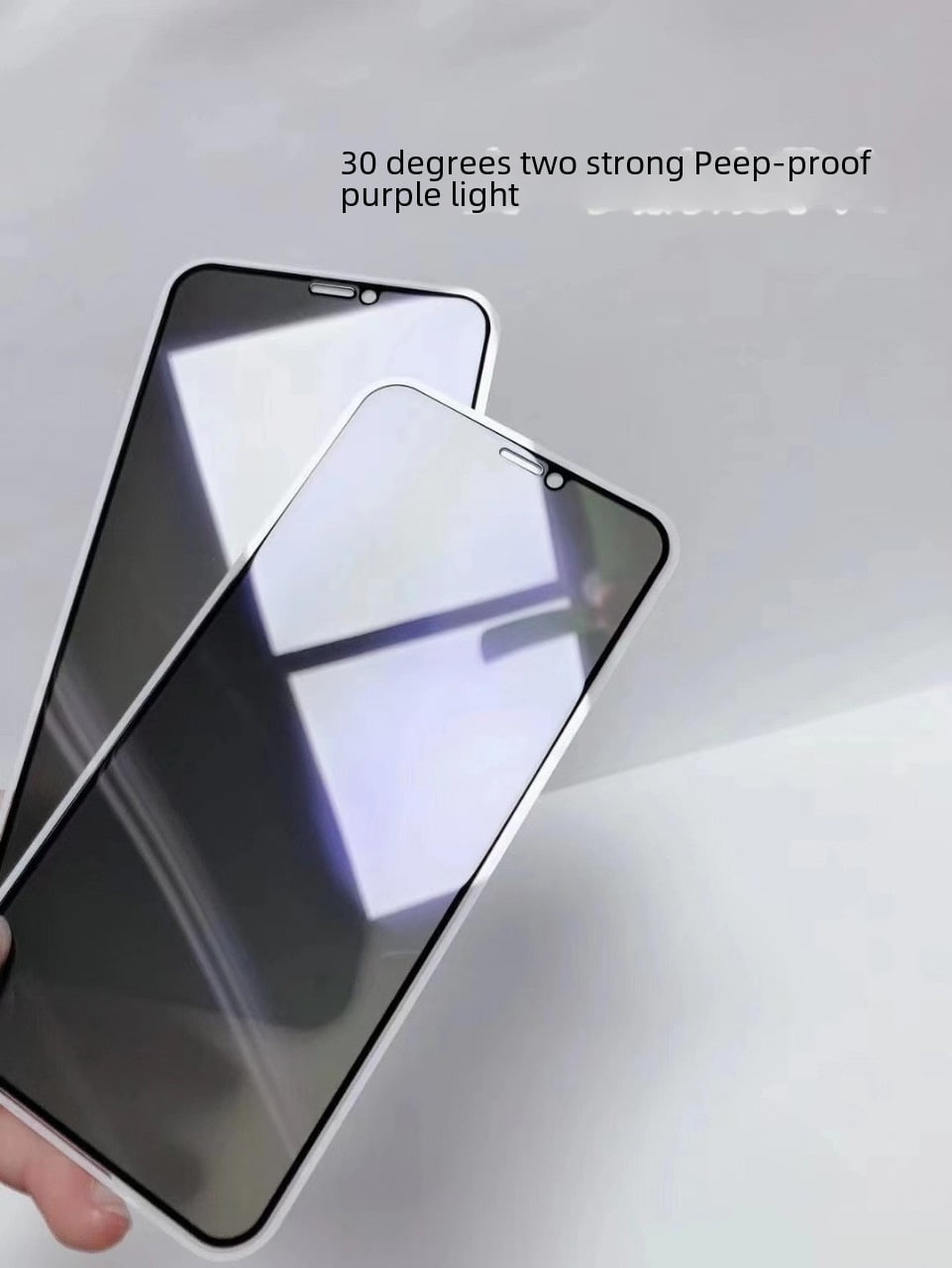 Anti-peep Light 14Pro Max Full Screen Green Light 12Pro Tempered Glass ...