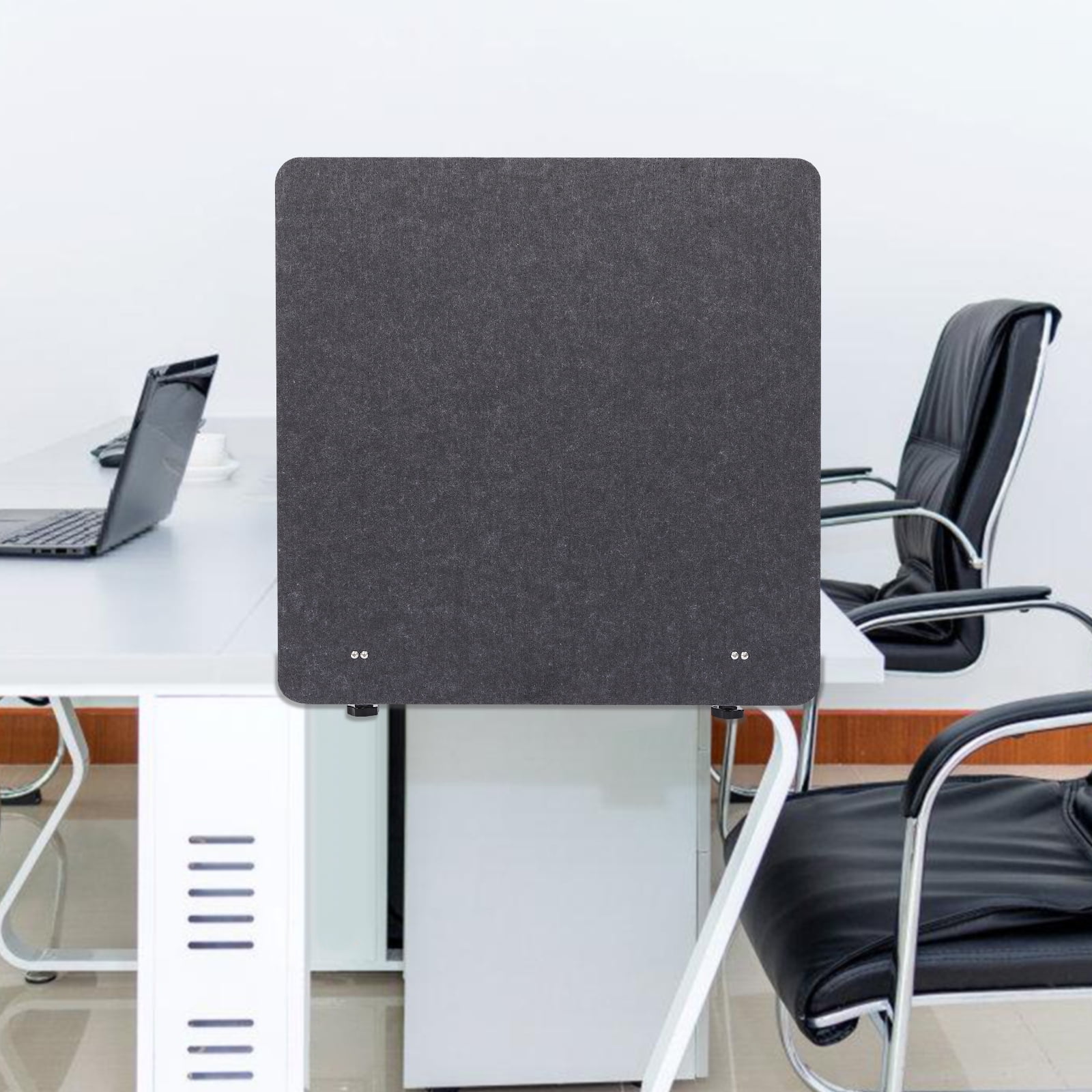 Anti-perspective Modern Dark Grey Office Partition, Desk Divider ...