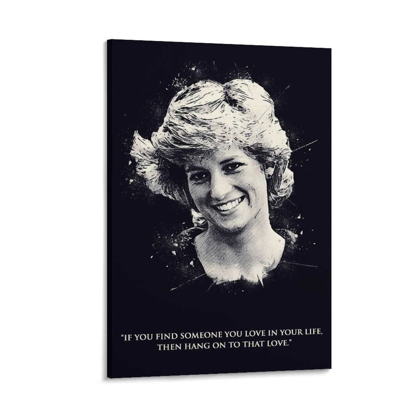 Anti-poverty Advocates Princess Diana Retro Poster Poster Cool Artworks ...