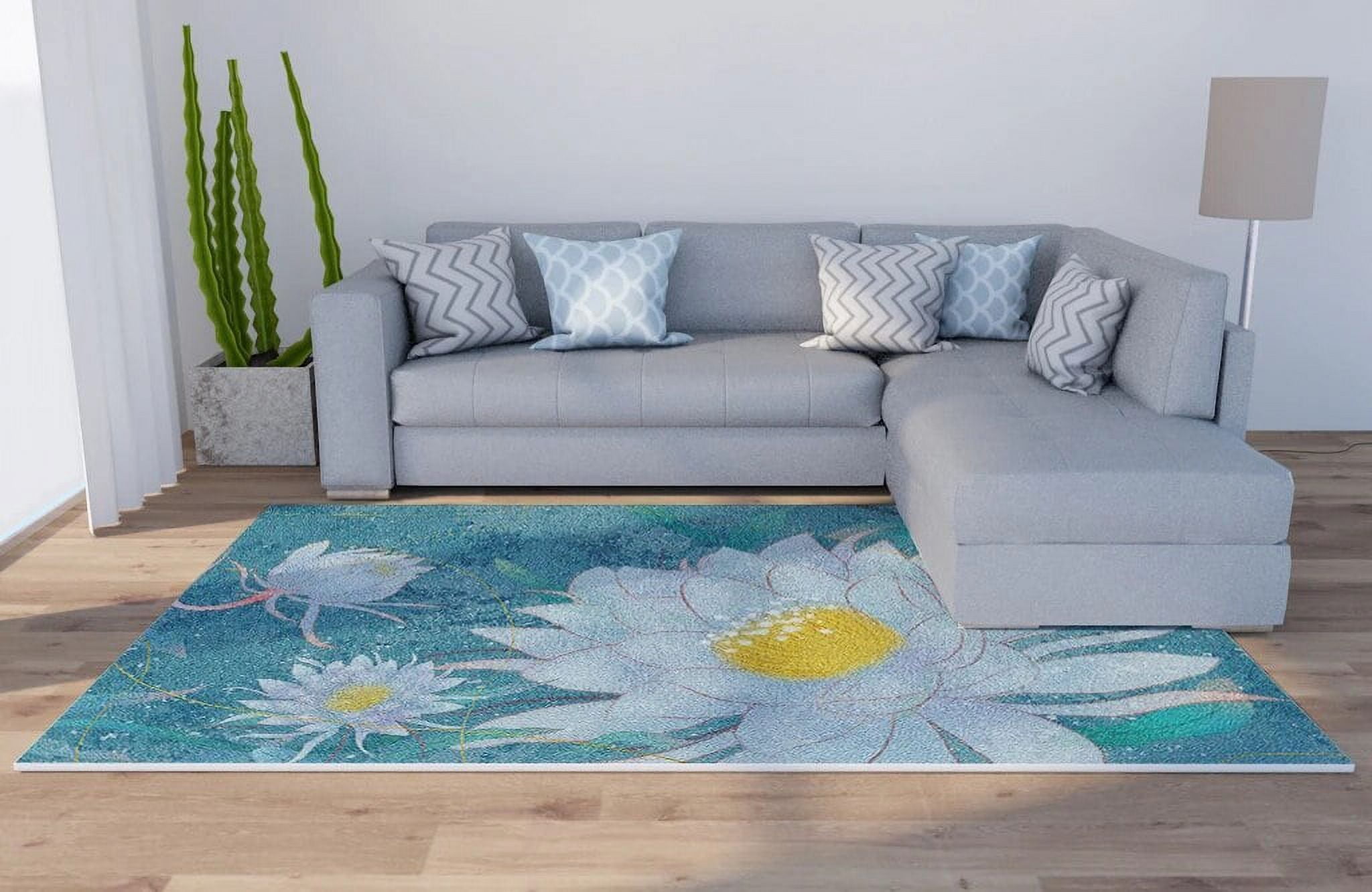 Anti-slip Home ration Floor Mat Pattern Living Room Carpet Bedroom ...