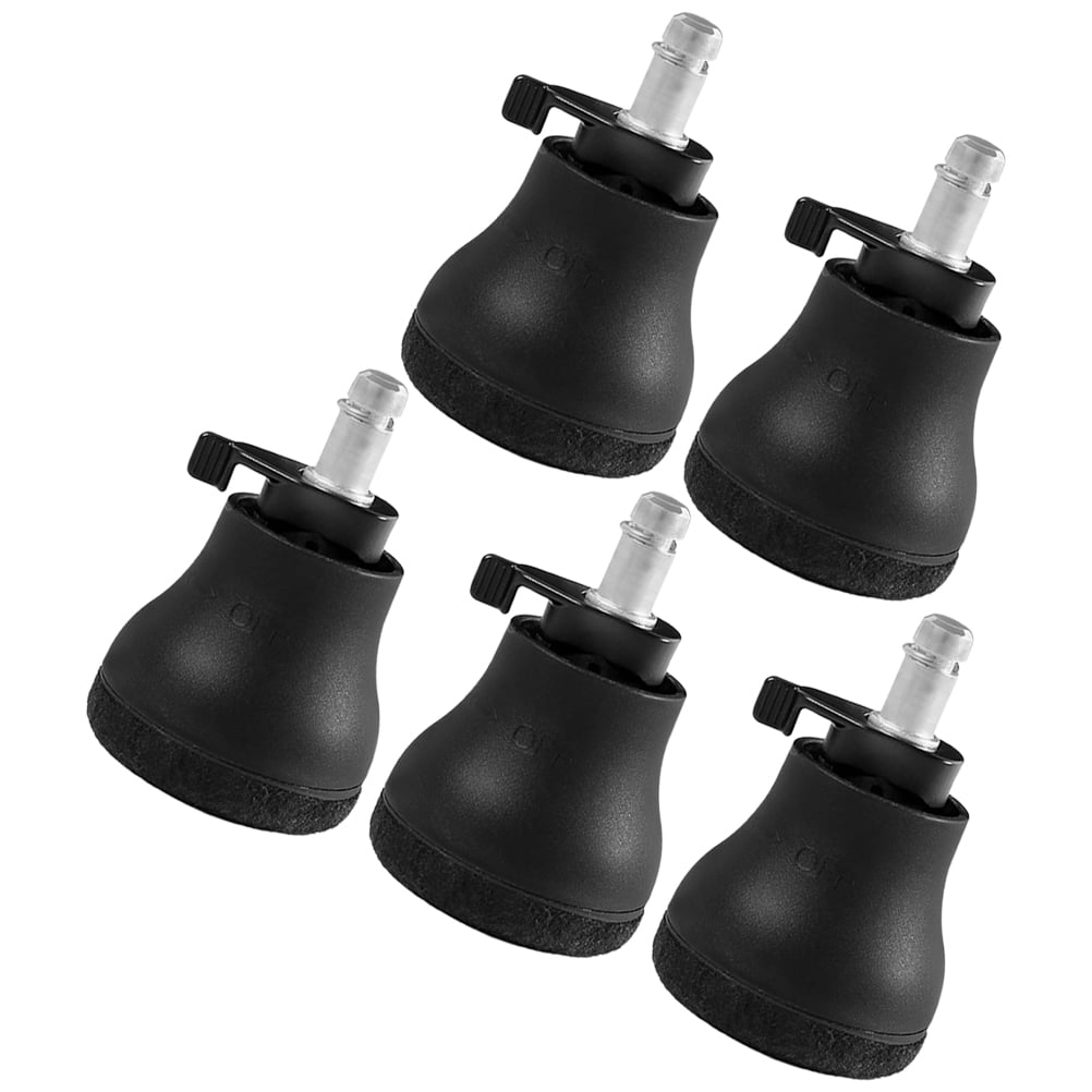 Anti-slip One-button Switch 5 Pcs Bed Wheel Stoppers Prevent Sliding ...
