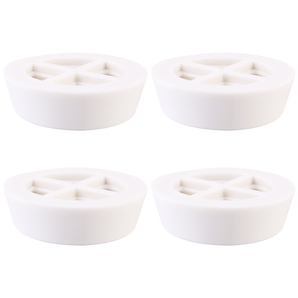 STRANDCHIC Washer Pads TPR White 4Pcs 2.4x2.4x0.8in - Walmart.com