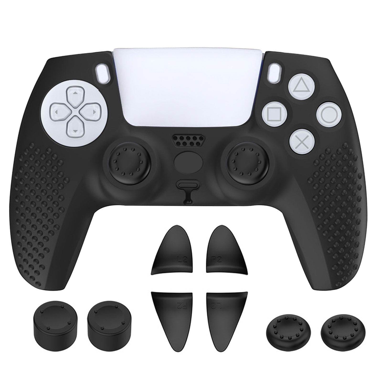 EEEkit Anti-slip Silicone Skin Case for PS5 Controller, Protective ...