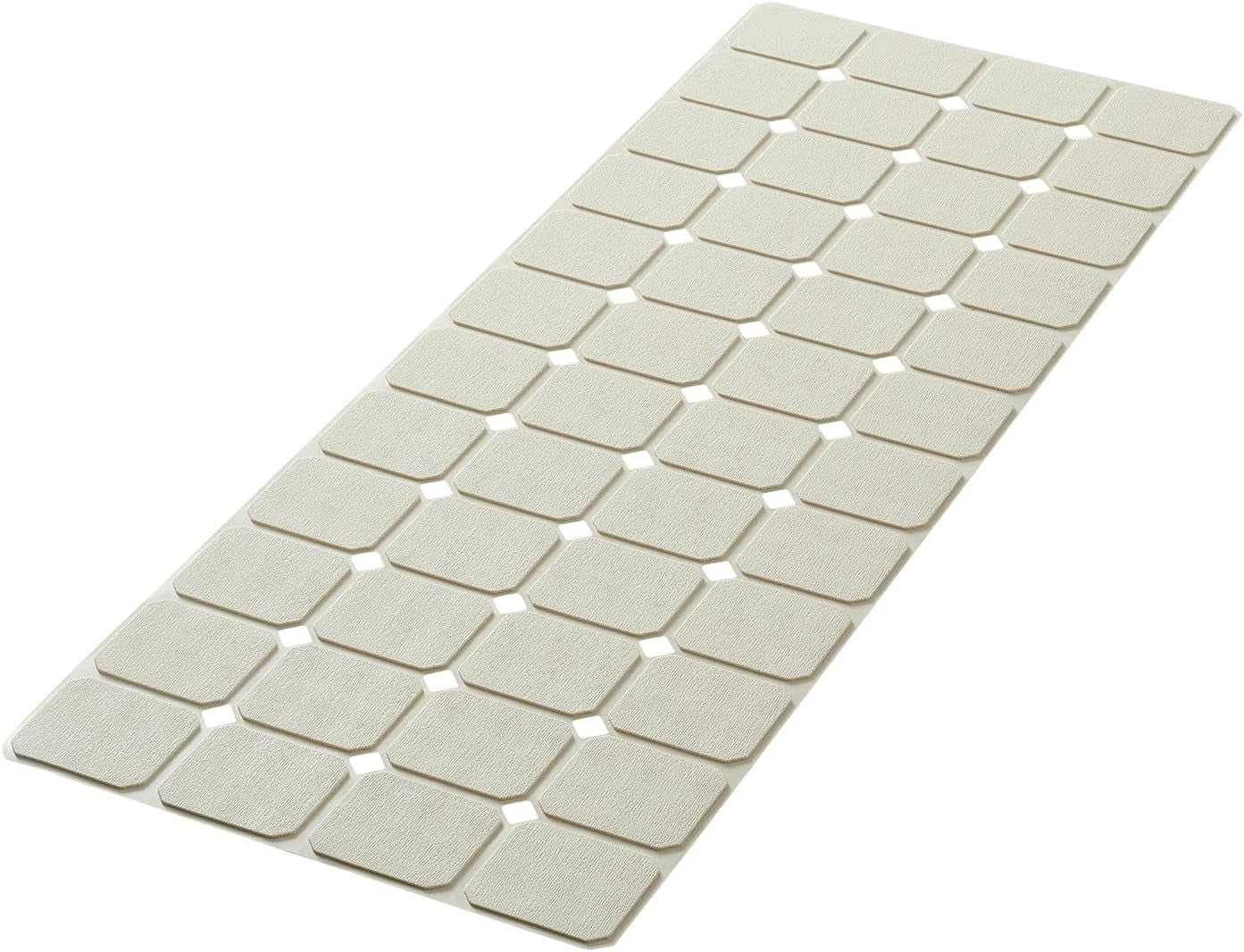 Anti slip silicone foldable ultra long bathtub pad with strong suction ...
