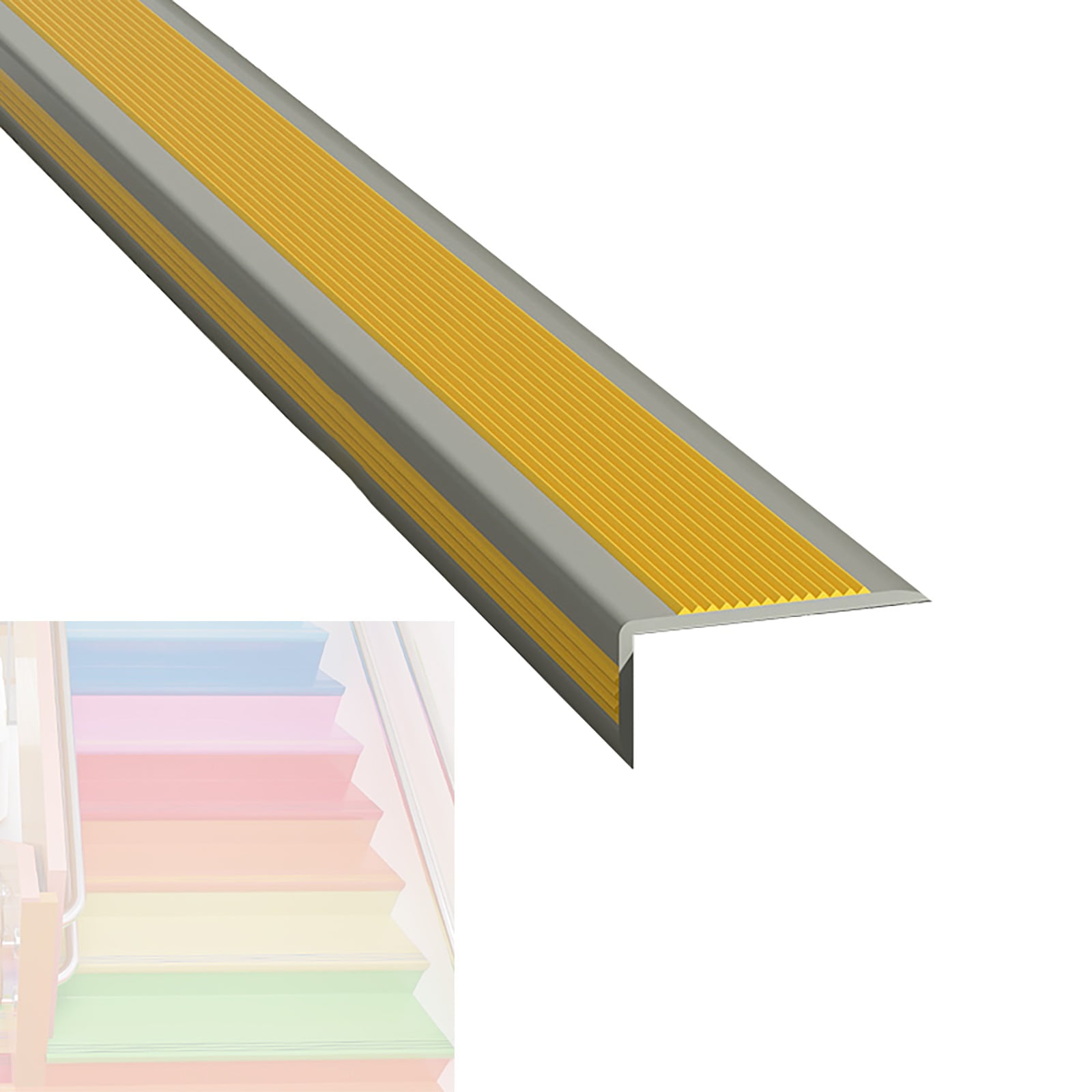 Anti slip stair strips, Stair Edge Molding, Anti-Slip Stair Nosing for ...