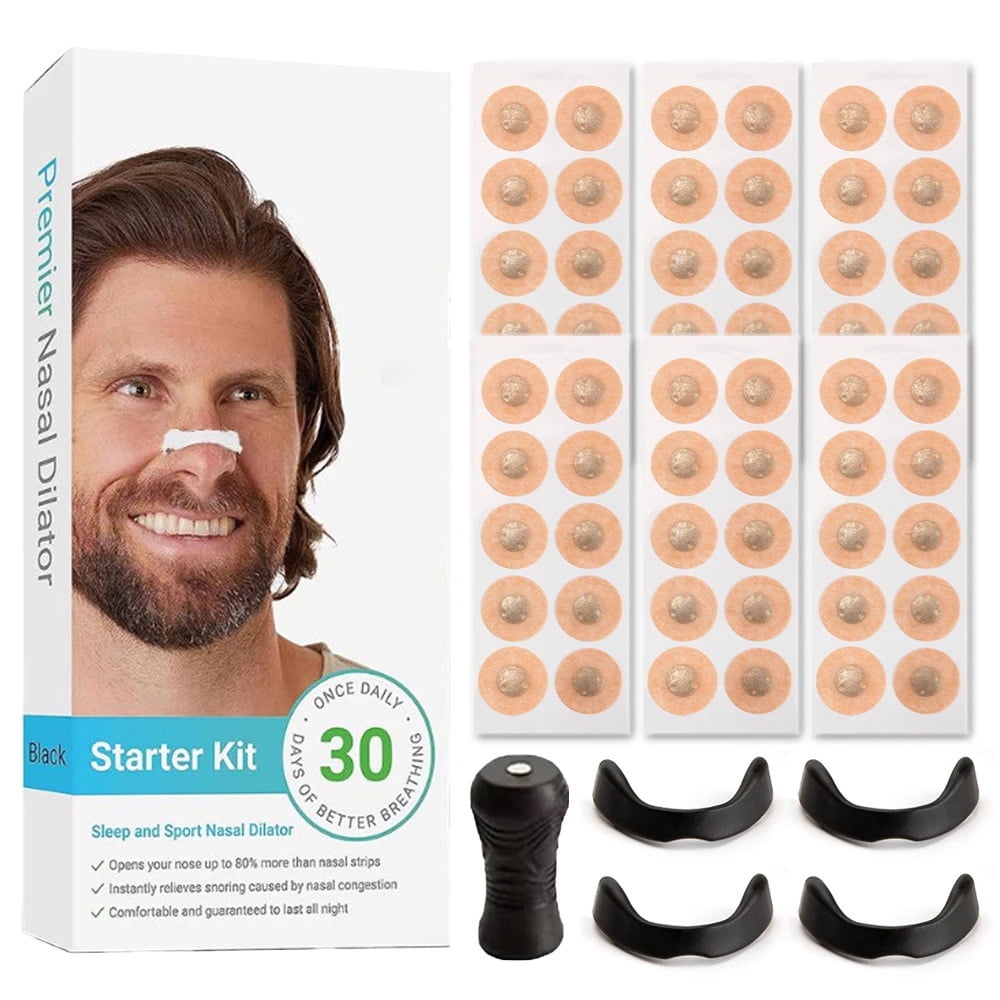 Anti-snoring Nose Clip Nasal Breathing Dilators Starter Kits Magnetic ...