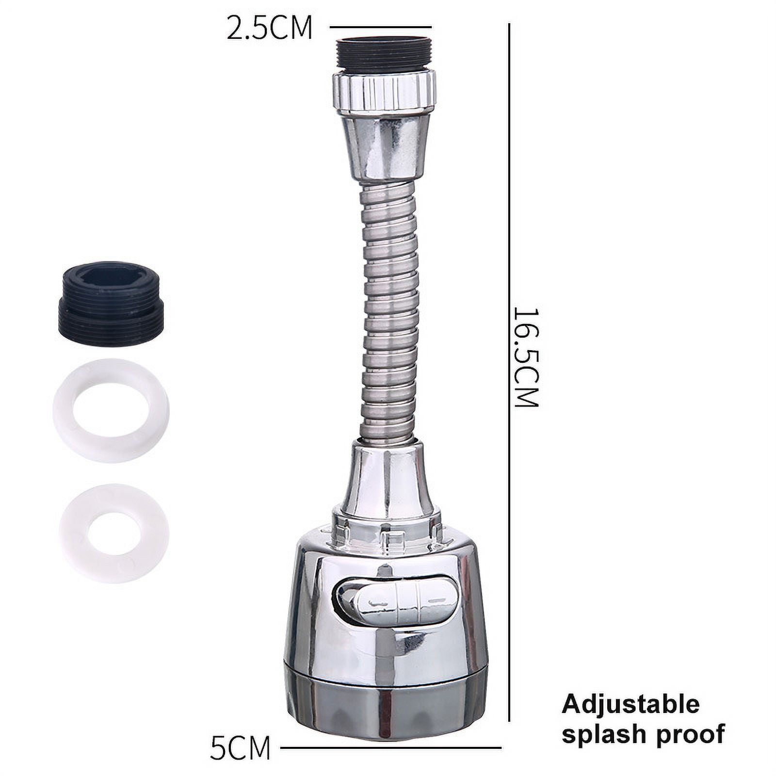 Anti-splash Faucet Water Tap Nozzle 360 Rotating Extender Tap ...