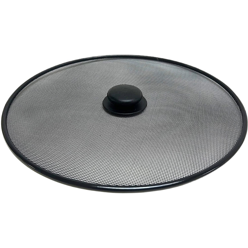 Anti-splash Lid Sstove Splatter Strainer Pans Frying Skillet Black ...